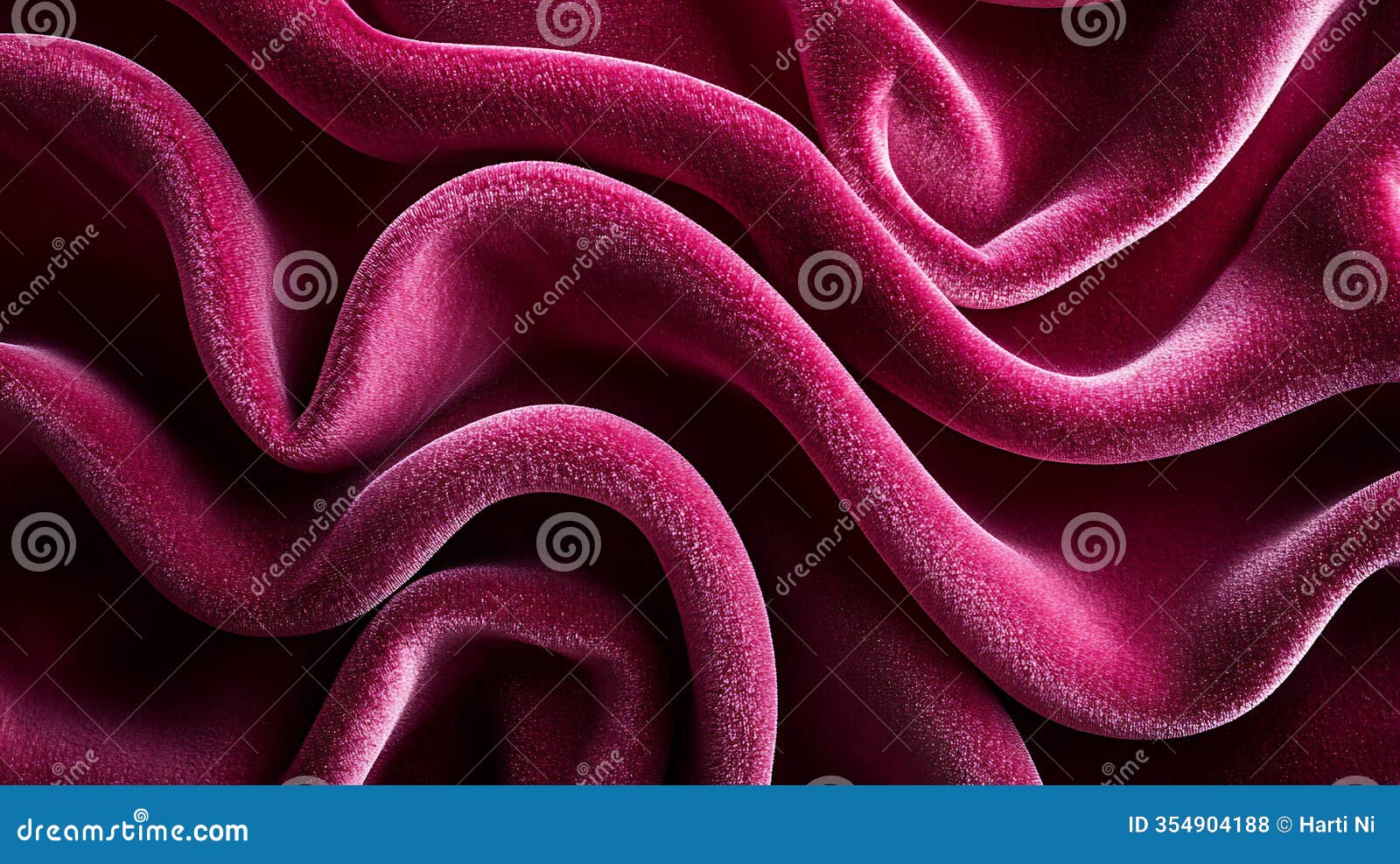 Generative AI Image Of Luxurious Purple Velvet Fabric Texture Wave ...