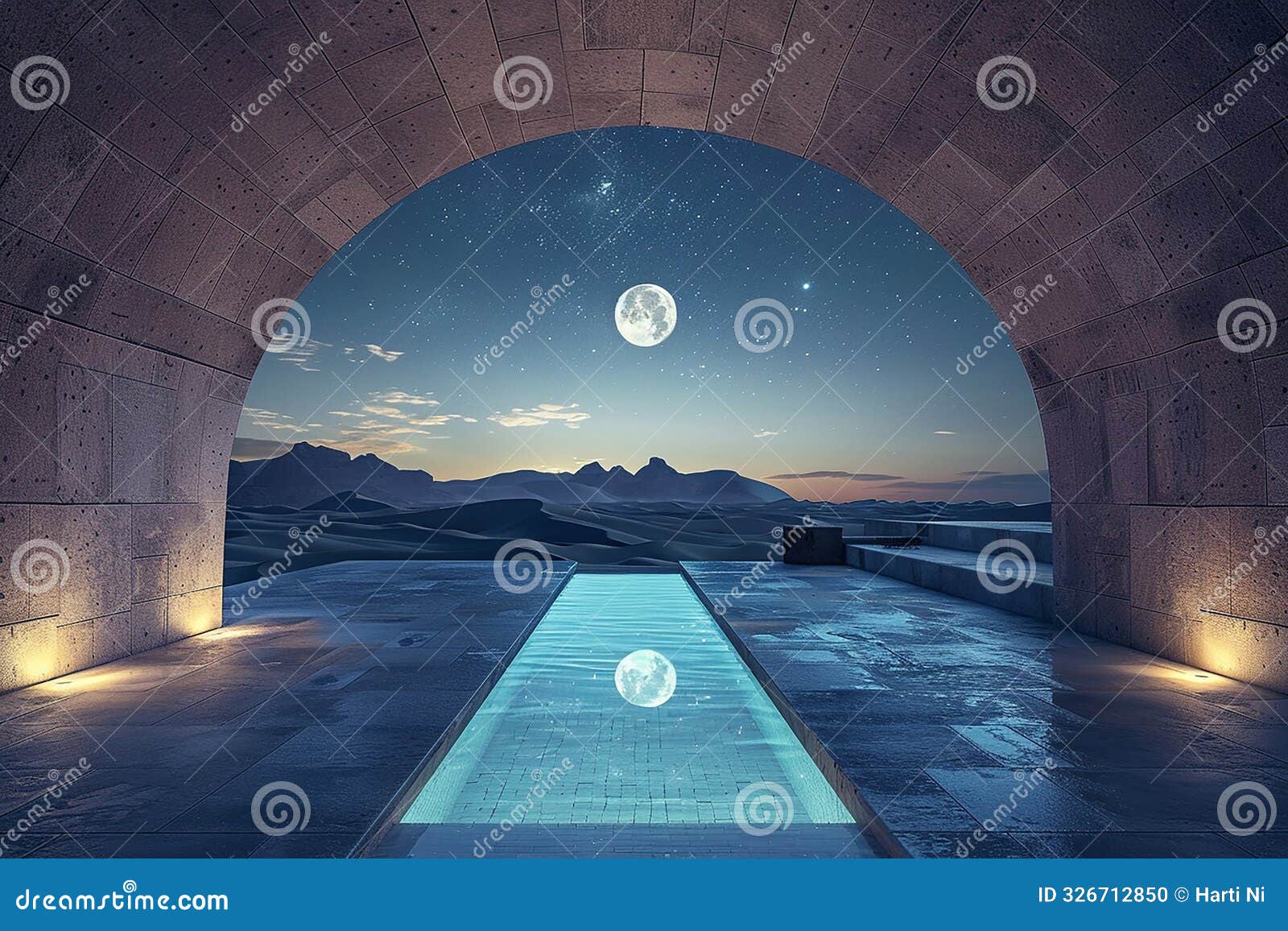 Generative AI Image of Luxury and Underground Spa with Pool and Full ...