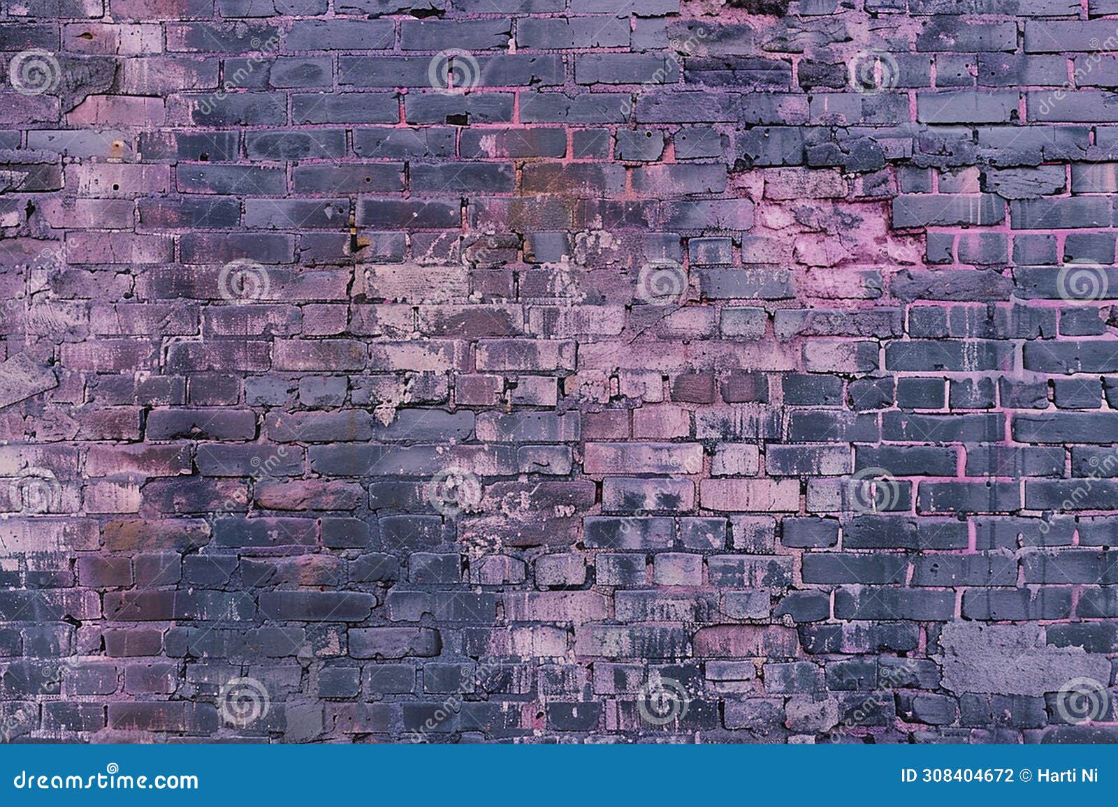 Generative AI Image of Old Destroyed Brick Wall Pattern Background ...