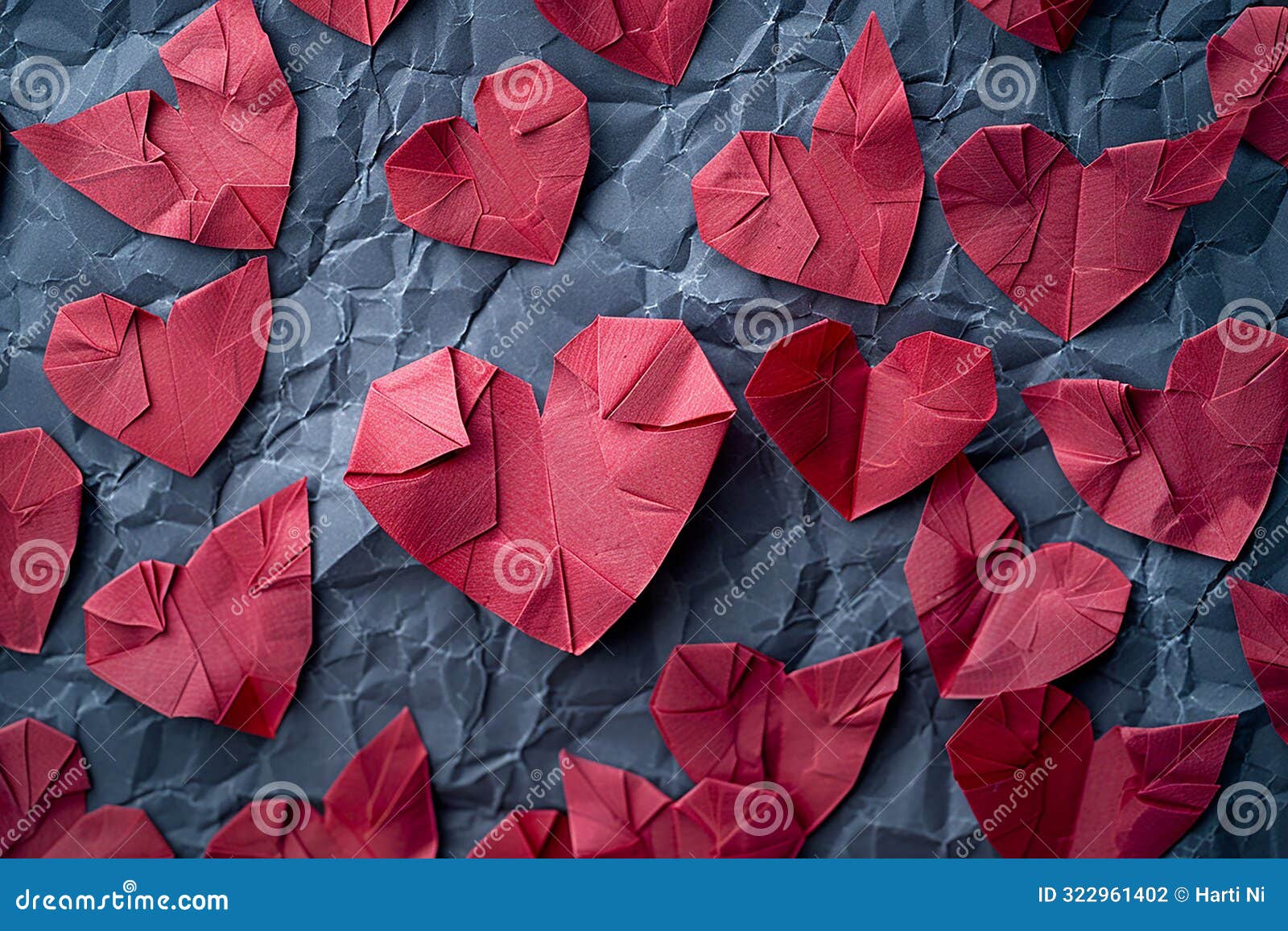 Generative AI Image of Pattern Background of Paper Origami Handcraft ...