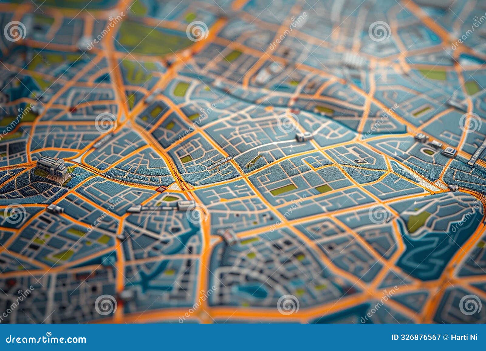 Generative AI Image of Road Train Traffic Map in City Town Wallpaper ...