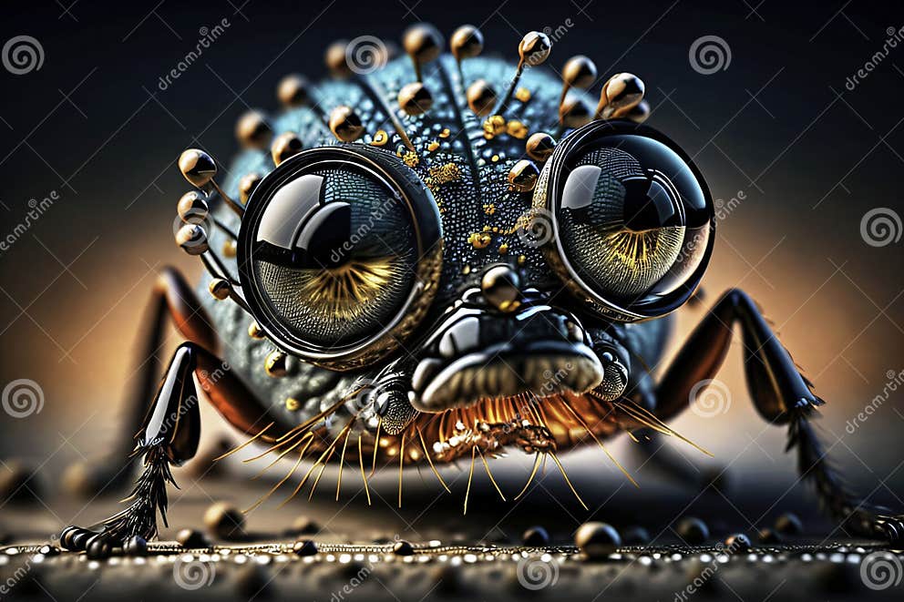 Generative AI Image of a Spooky Bug Stock Illustration - Illustration ...