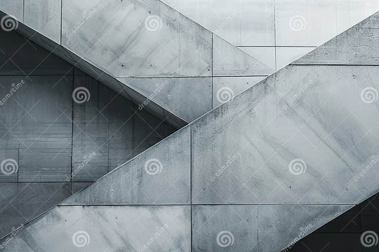 Generative AI Image of Two Light Grey Blocks Pattern Abstract Wallpaper ...