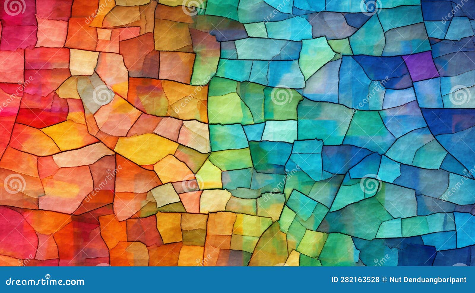 Generative AI, Luminous Spectrum Stock Photo - Image of spectacle ...