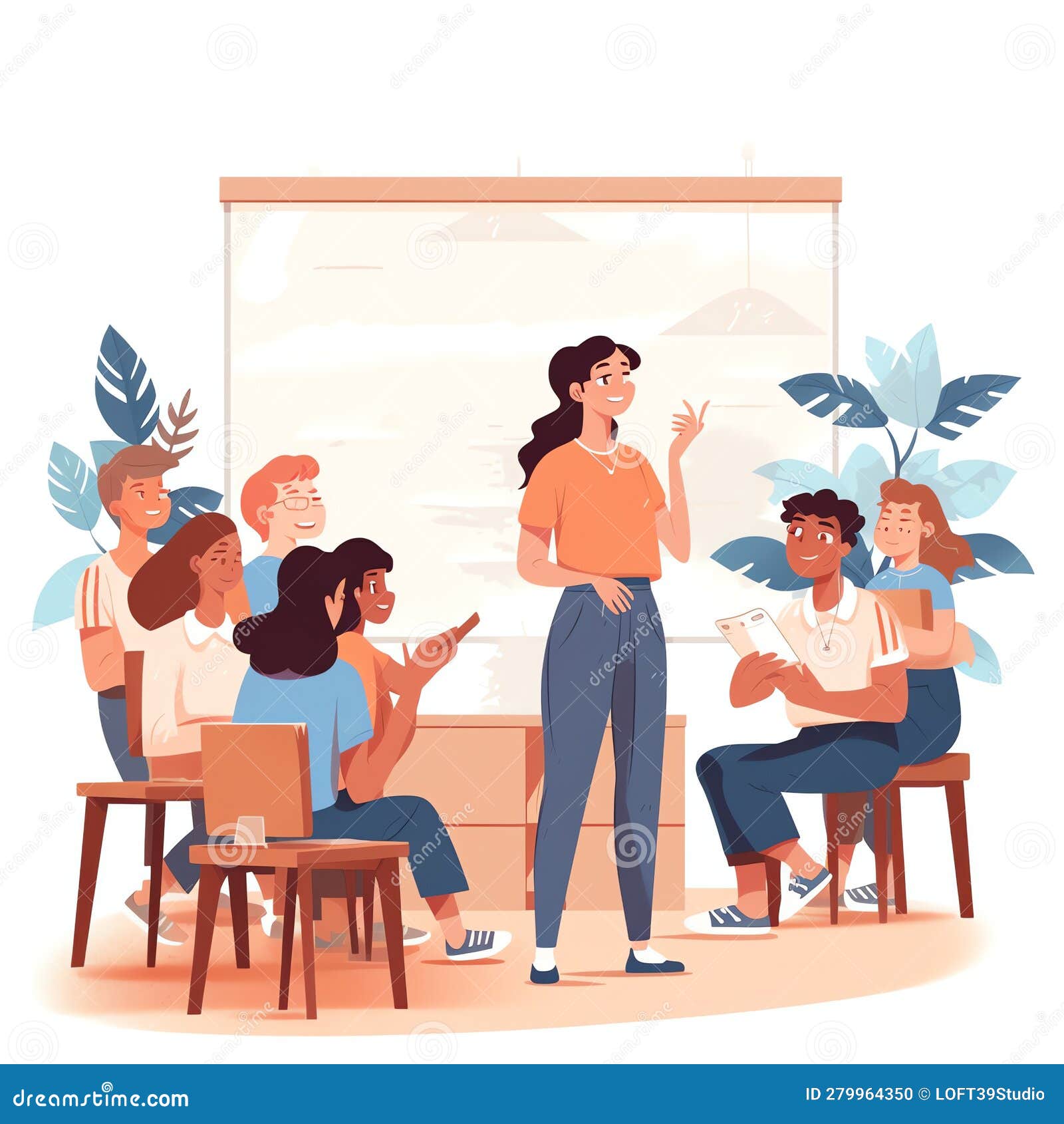 Generative AI Math Science Concept- Stock Illustration - Illustration ...