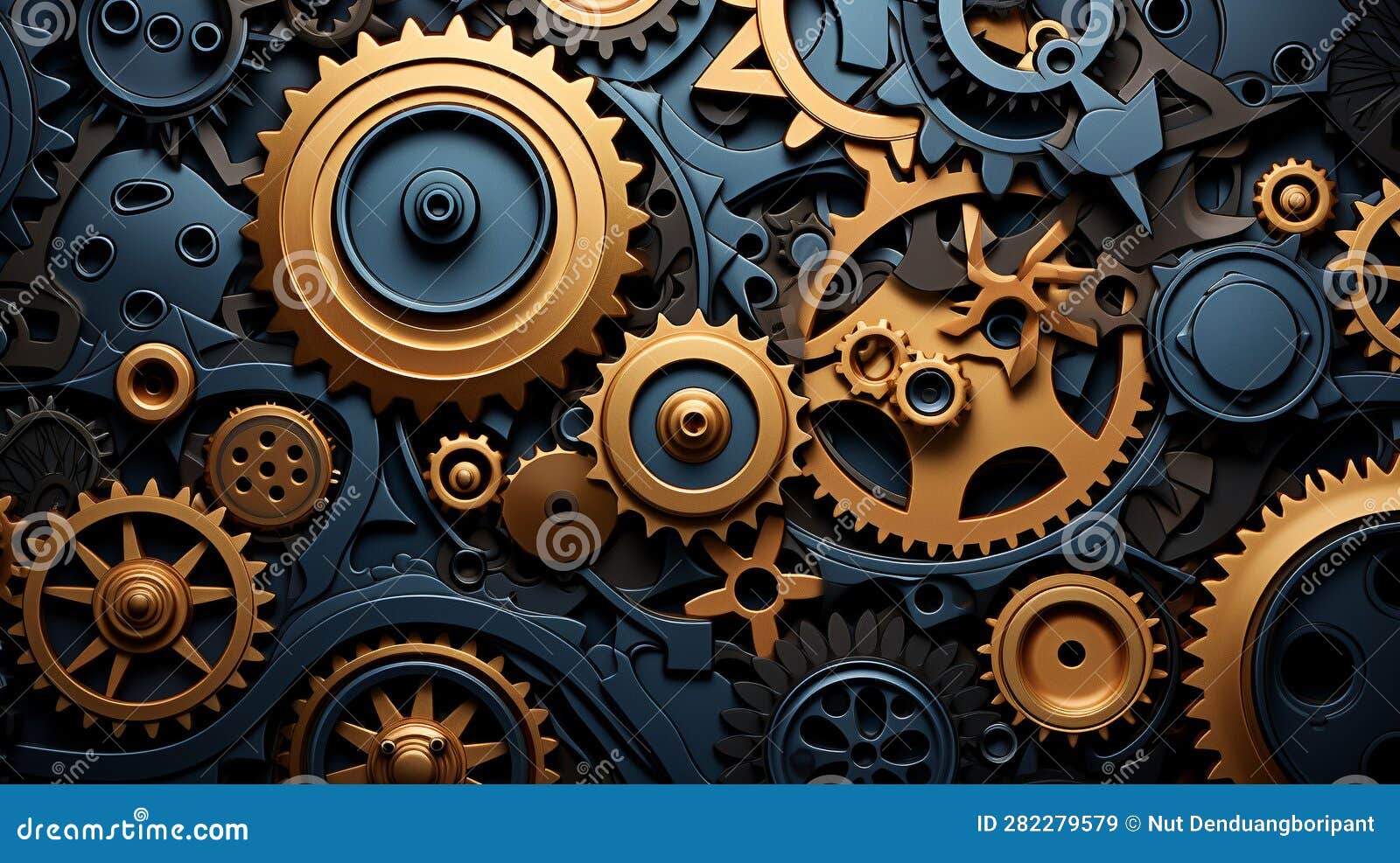 Generative AI, Mechanical Mosaic Stock Image - Image of macro, design ...