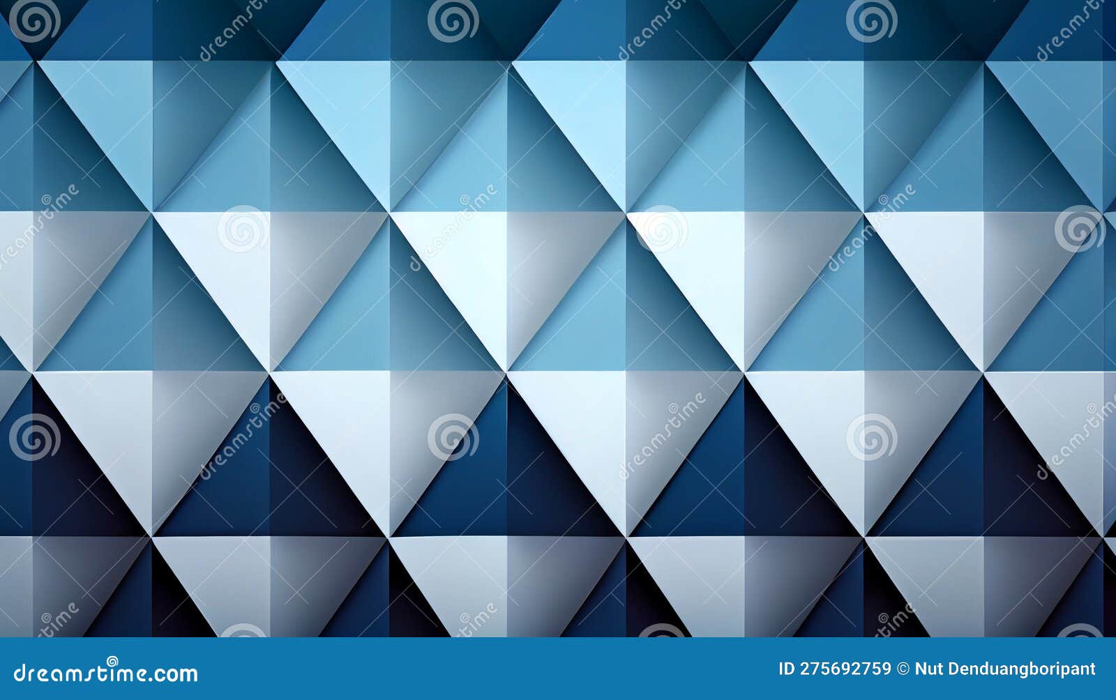 Generative AI, Minimalist Blue and White Geometric Gradient Pattern ...