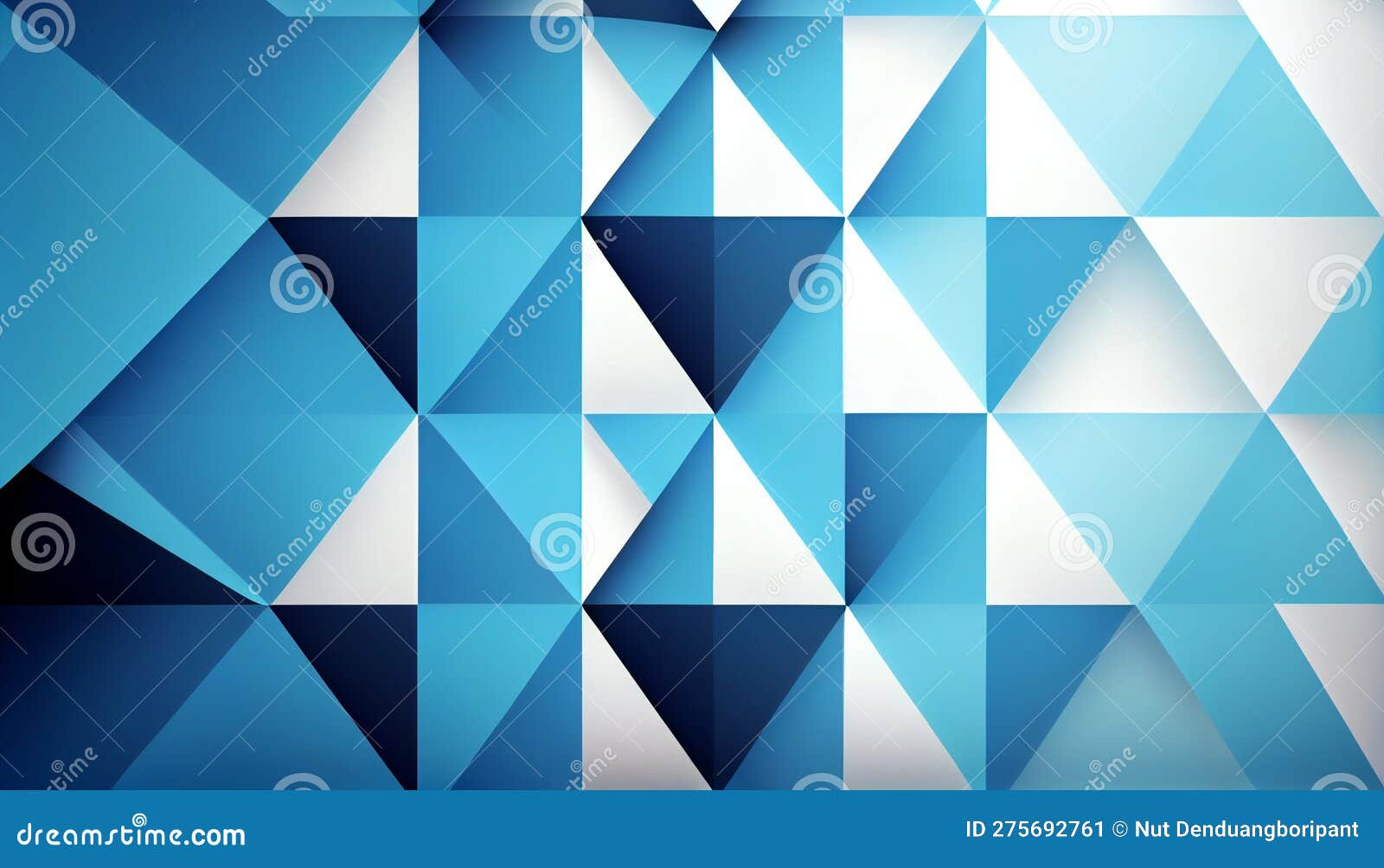 Generative AI, Minimalist Blue and White Geometric Gradient Pattern ...