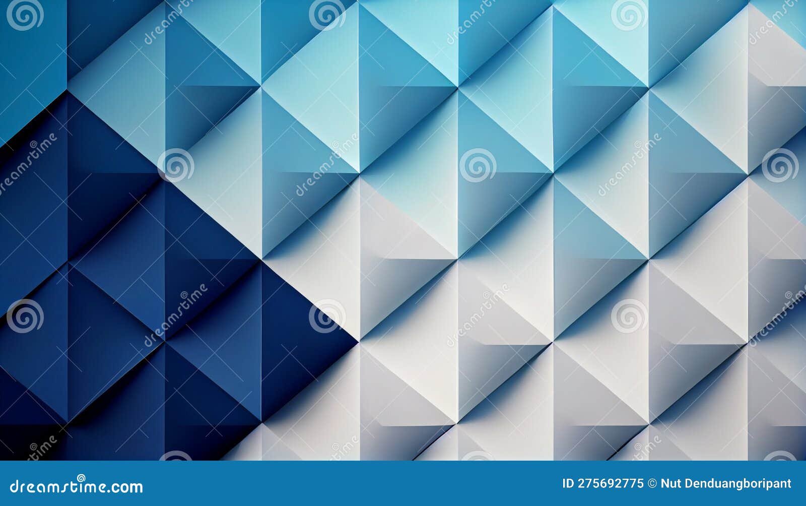 Generative AI, Minimalist Blue and White Geometric Gradient Pattern ...