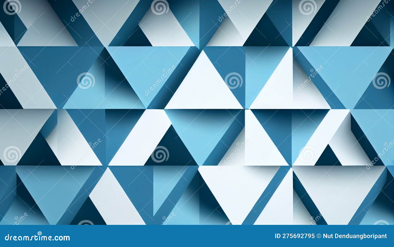 Generative AI, Minimalist Blue and White Geometric Gradient Pattern ...