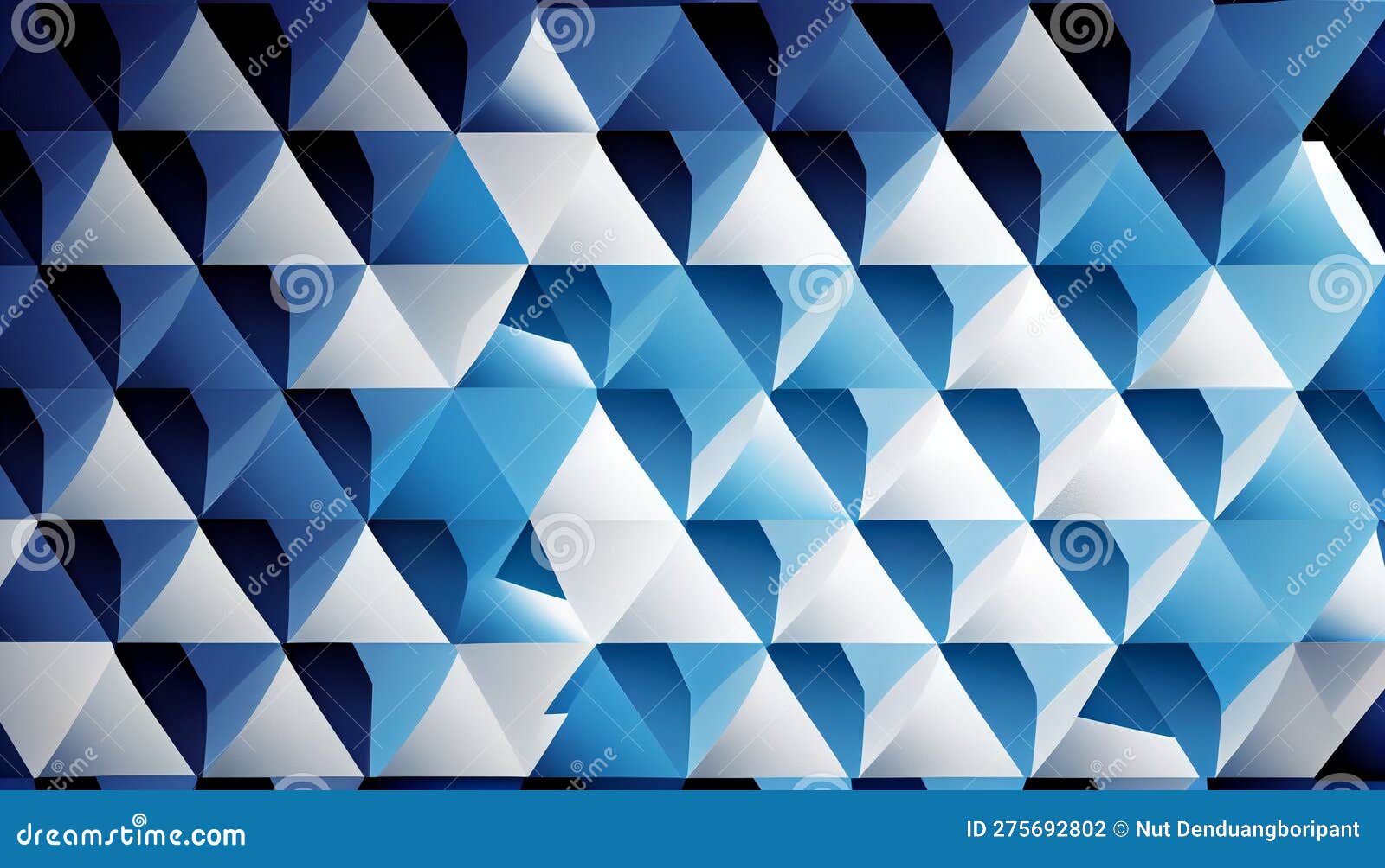 Generative AI, Minimalist Blue and White Geometric Gradient Pattern ...