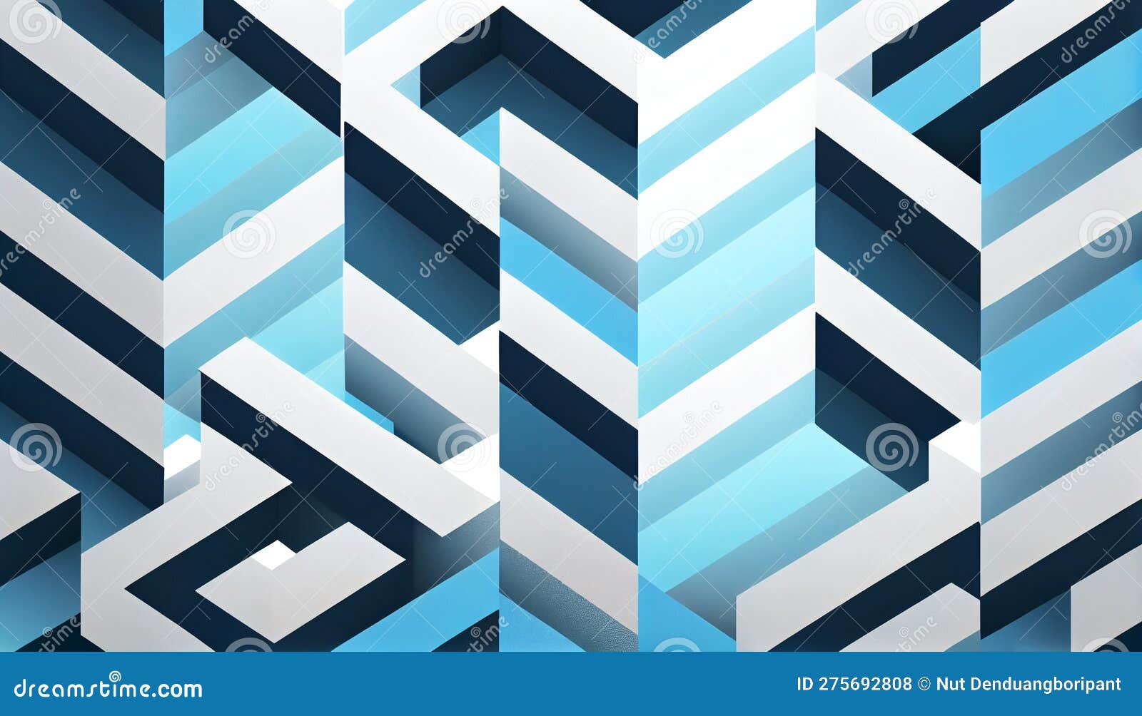 Generative AI, Minimalist Blue and White Geometric Gradient Pattern ...