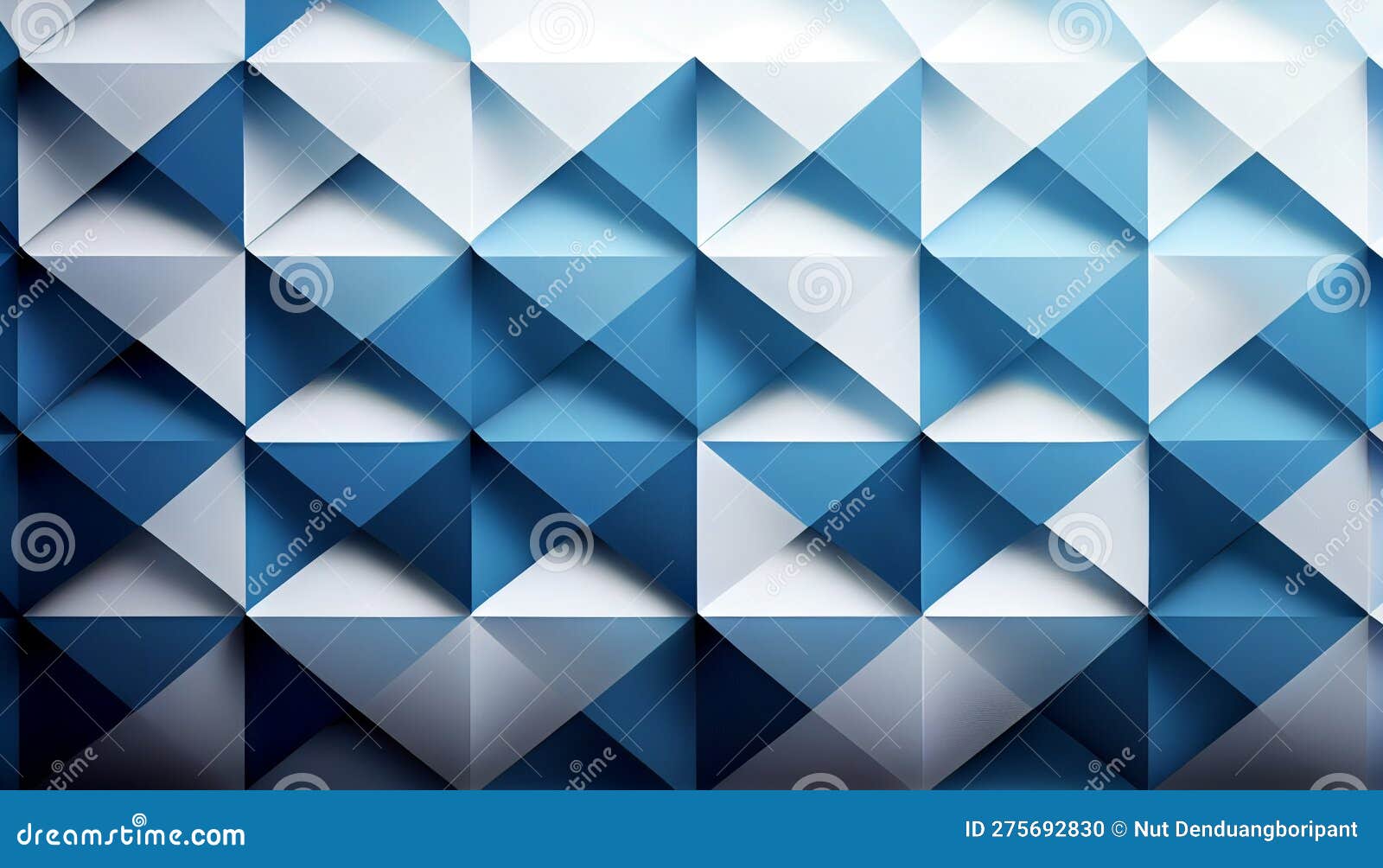Generative AI, Minimalist Blue and White Geometric Gradient Pattern ...