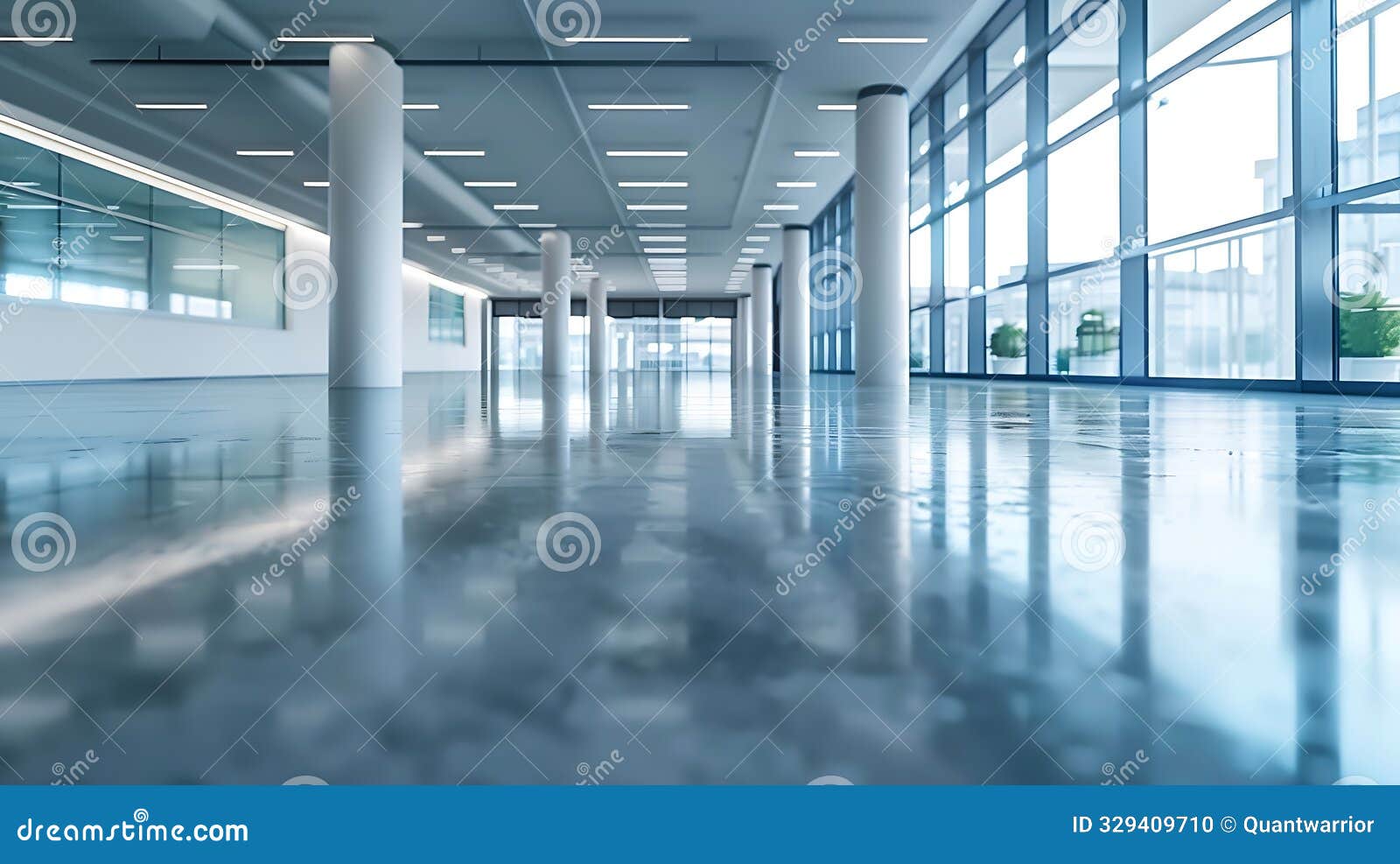 Generative AI Modern Empty Business Space Brand New Office Business ...