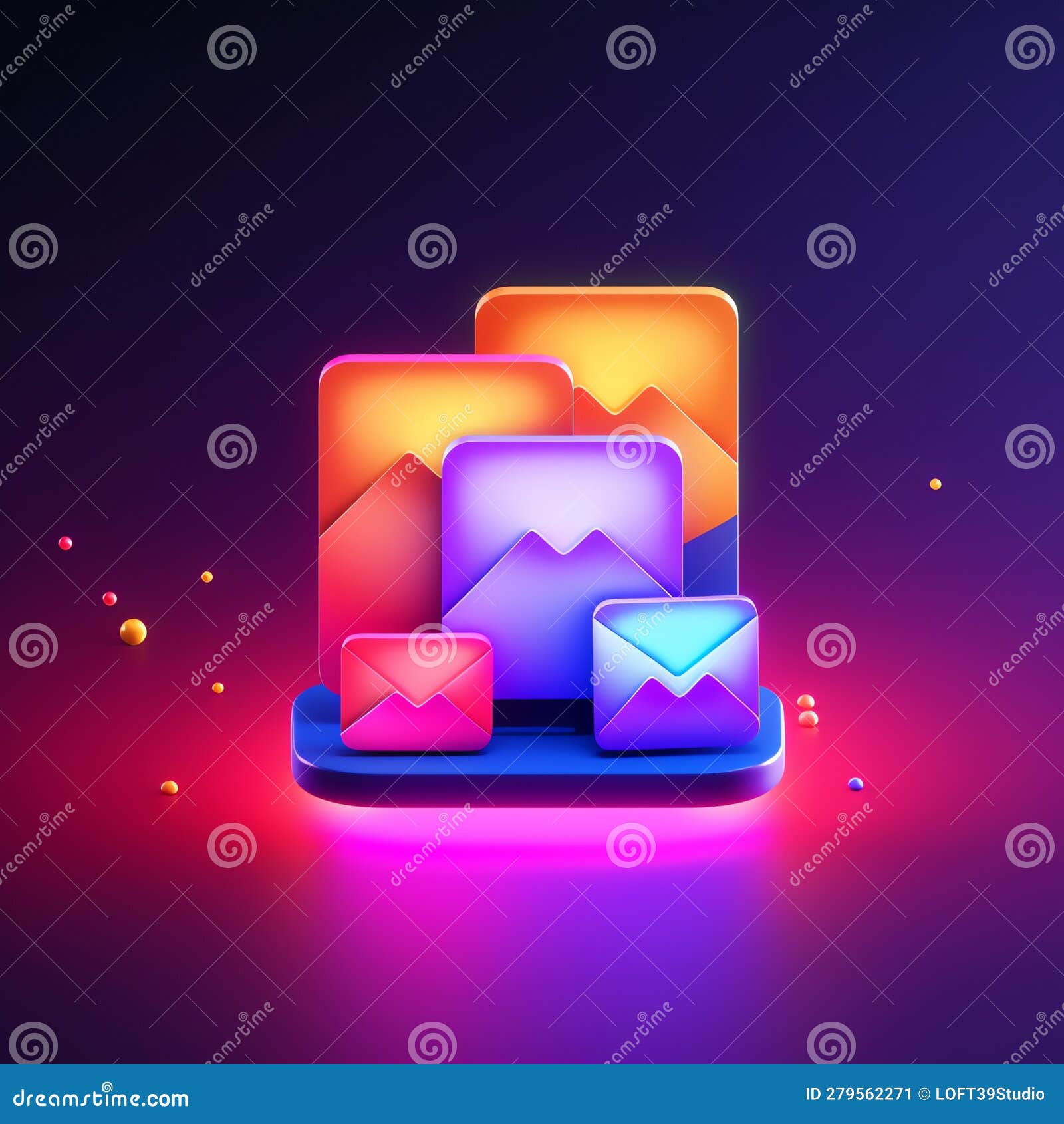 Generative AI Envelope With Letter- Stock Photo | CartoonDealer.com ...