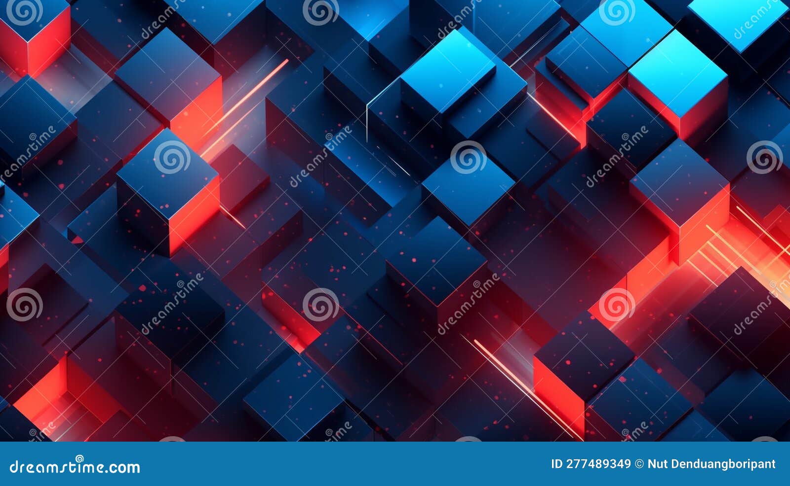 Generative AI, a Pattern of Geometric Shapes for a Futuristic Website ...