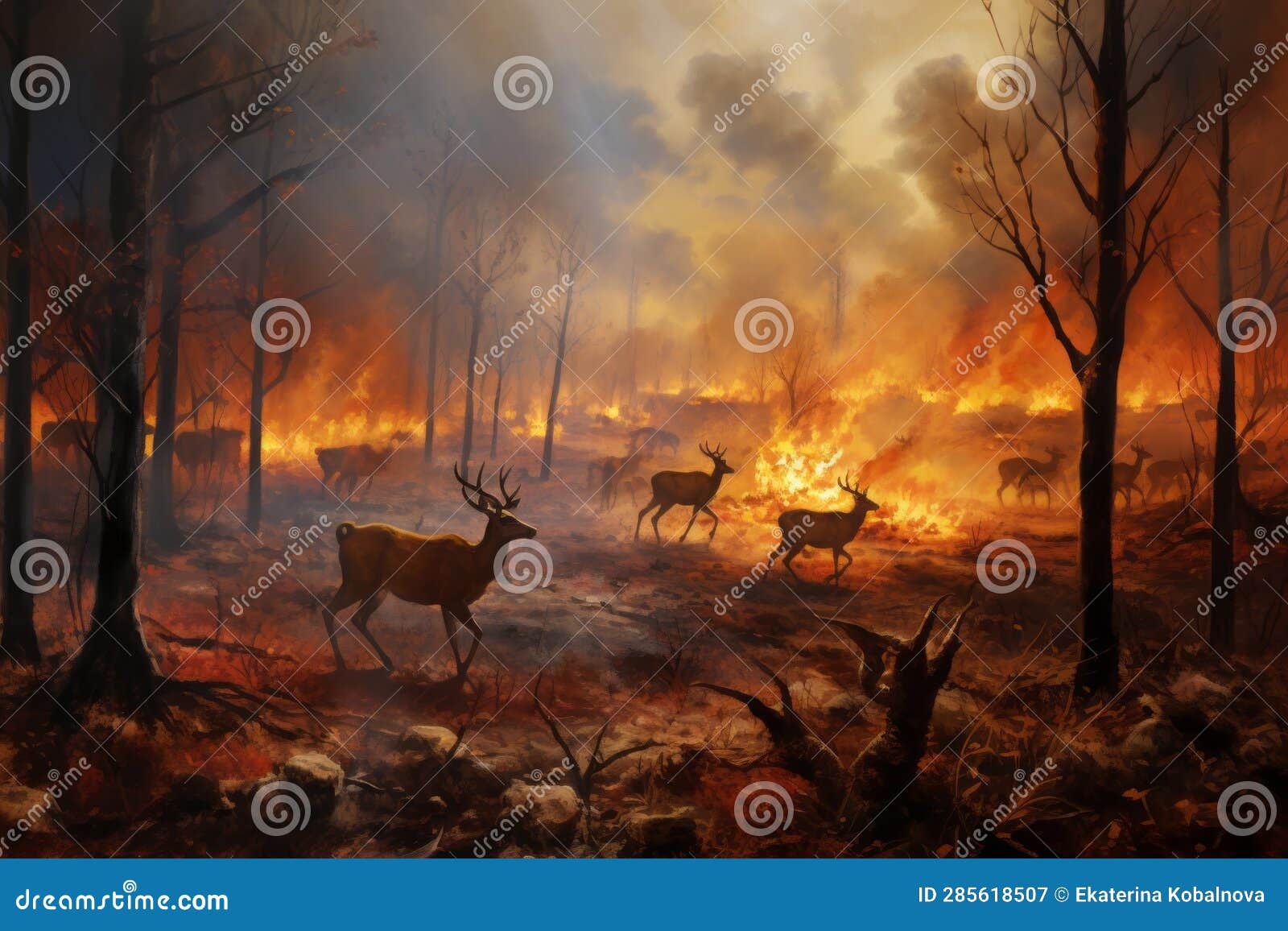 Generative AI Problem of Forest Fires, Climate Change and Global ...