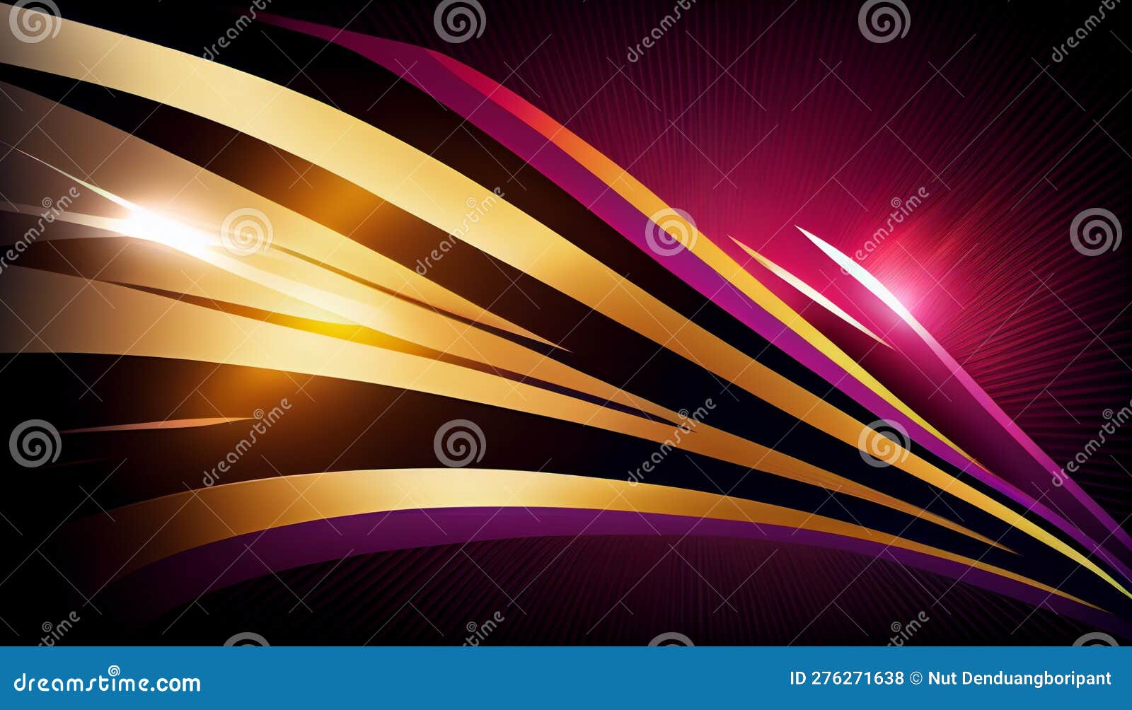 Generative AI, Radiant Rhapsody: Abstract Background with Two Vibrant ...