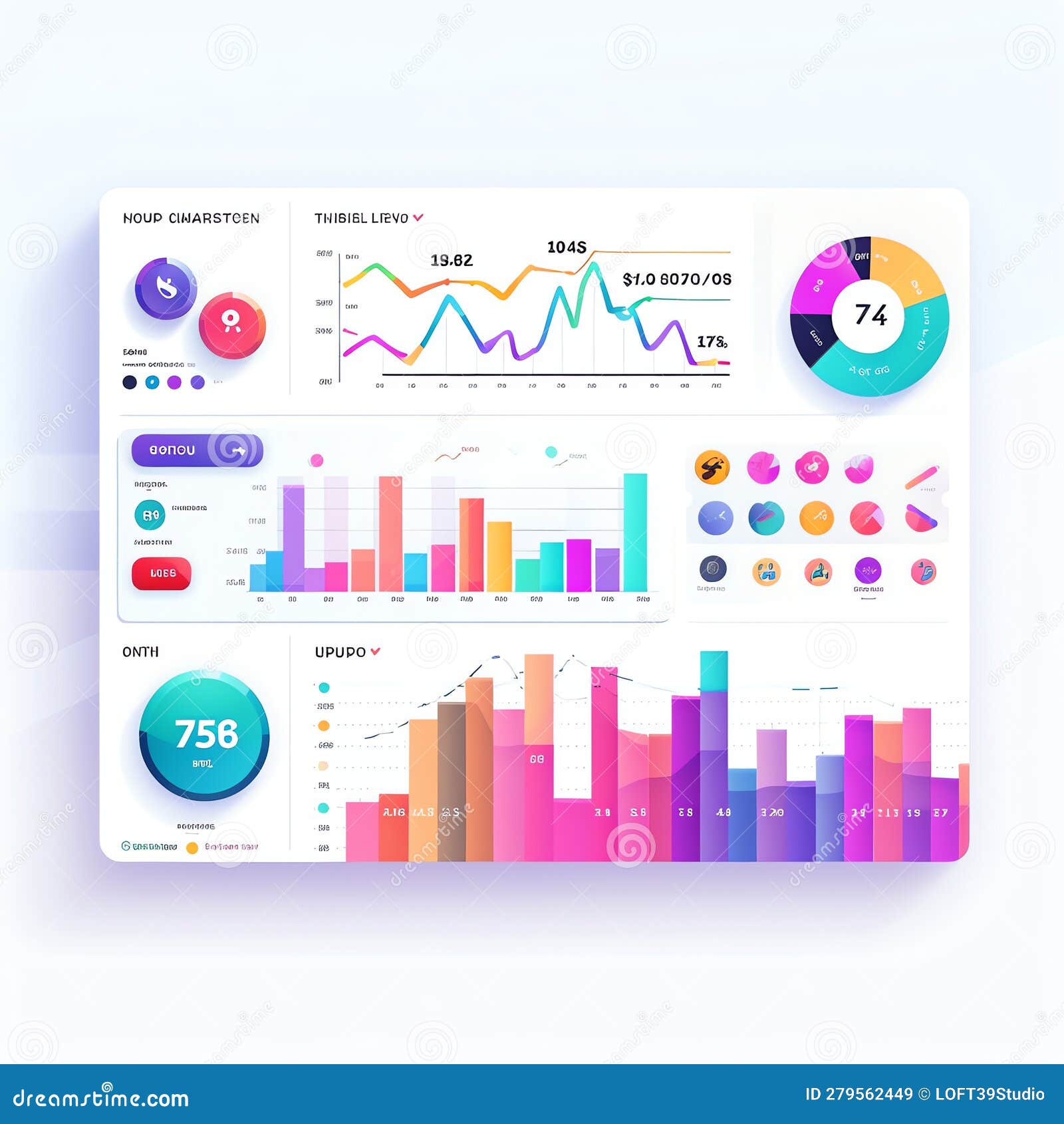 Generative AI Realistic Web Page with- Stock Illustration ...