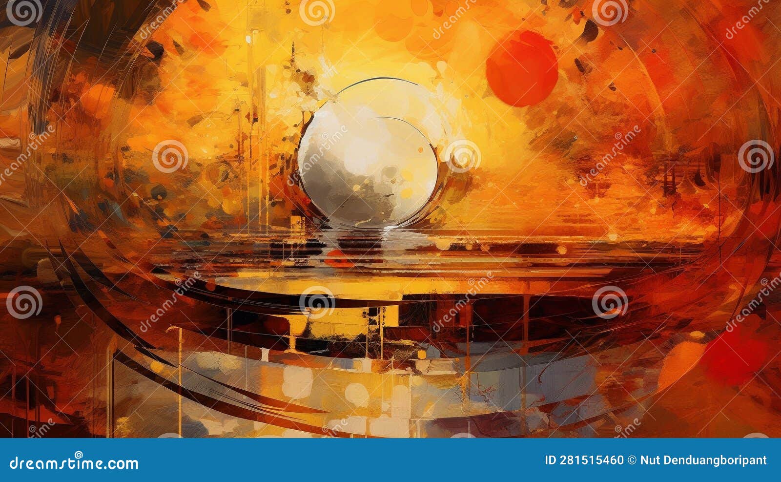 Generative AI, Reflective Illusions Stock Illustration - Illustration ...