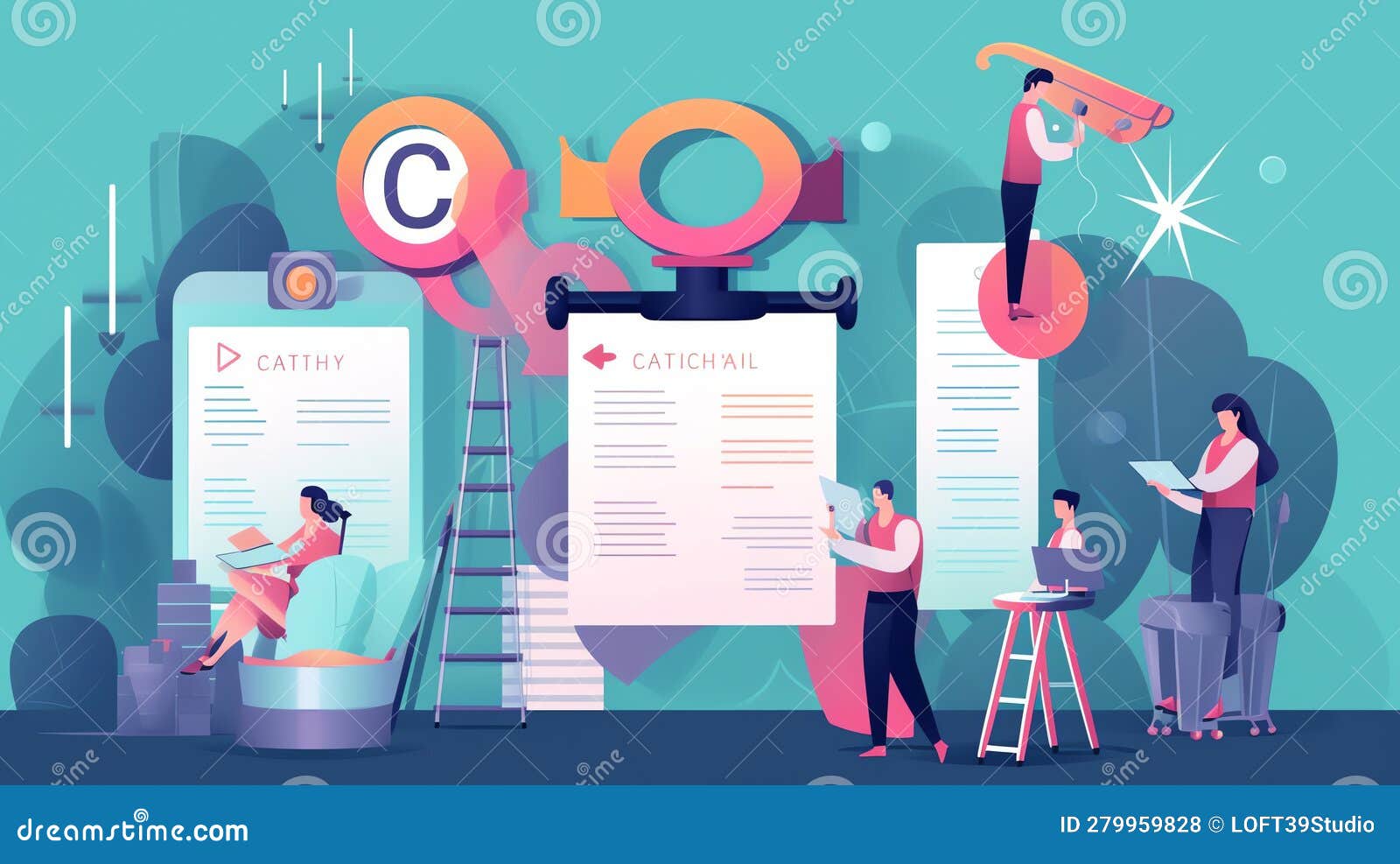 Generative AI Regulation Concept- Stock Illustration - Illustration of ...