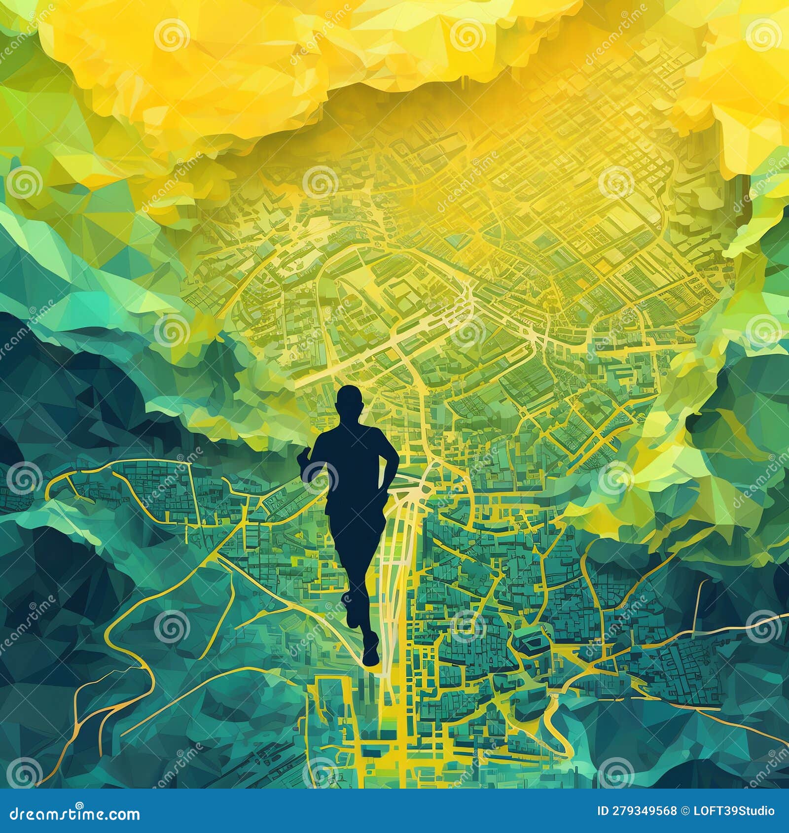 Generative AI Running Infographics- Stock Illustration - Illustration ...