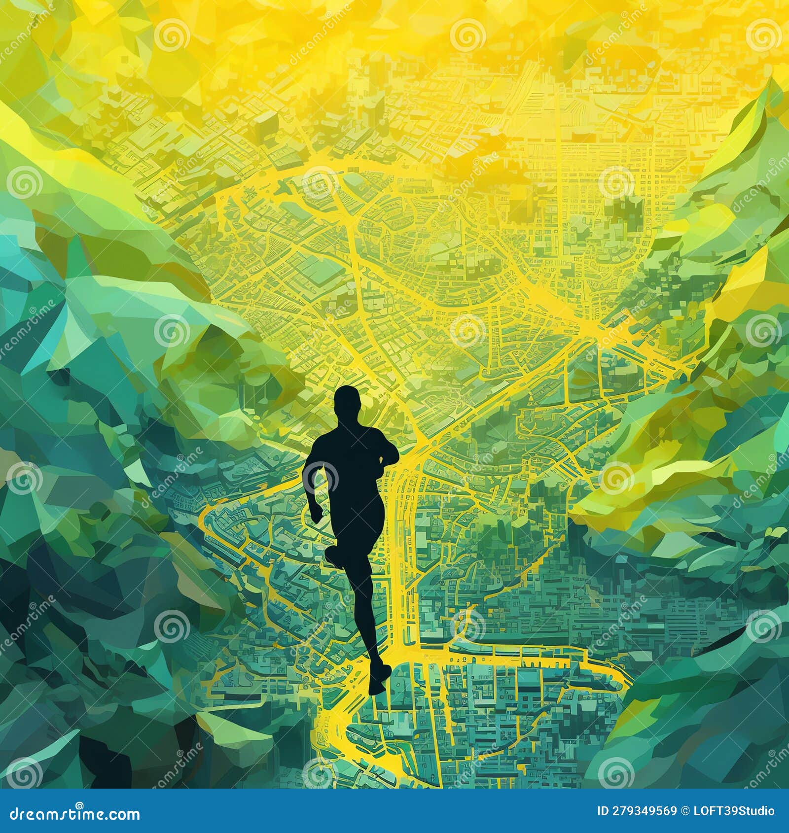 Generative AI Running Infographics- Stock Illustration - Illustration ...