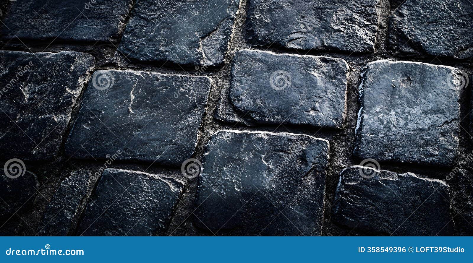 Generative AI Rustic Cobblestone Pathway Texture with Natural Stone ...