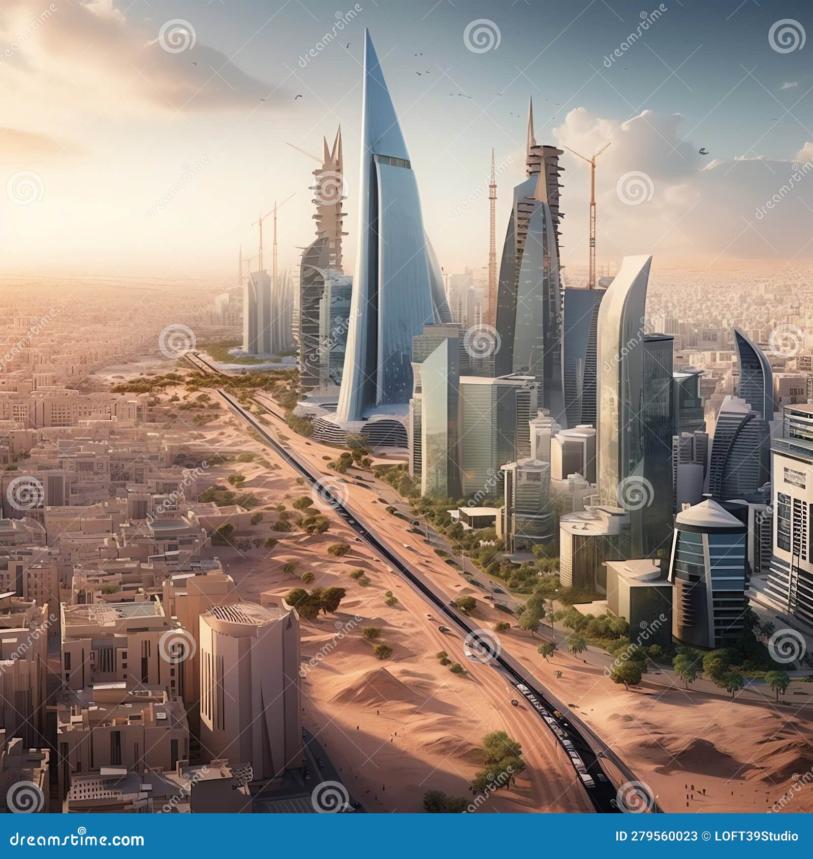 Generative AI Saudi Arabia - Vision 2030- Stock Illustration ...