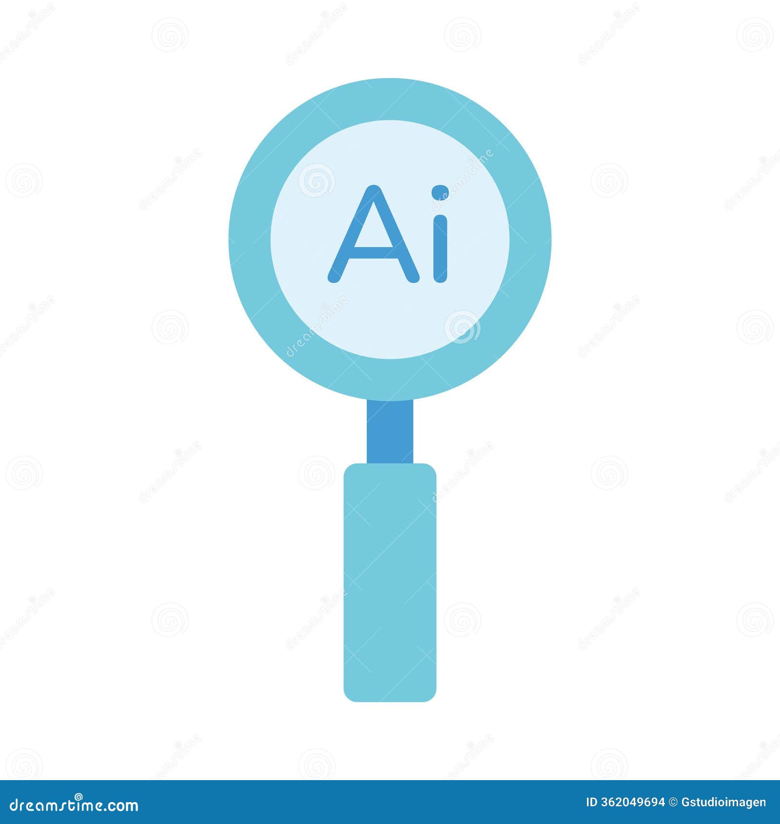 Generative AI search icon stock illustration. Illustration of search ...