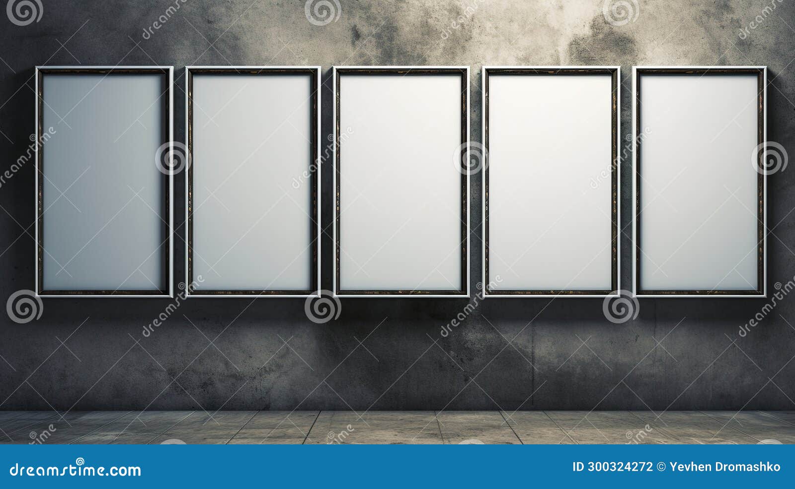 Generative AI, Set of Five Posters Mock Up, Blank Minimalistic ...