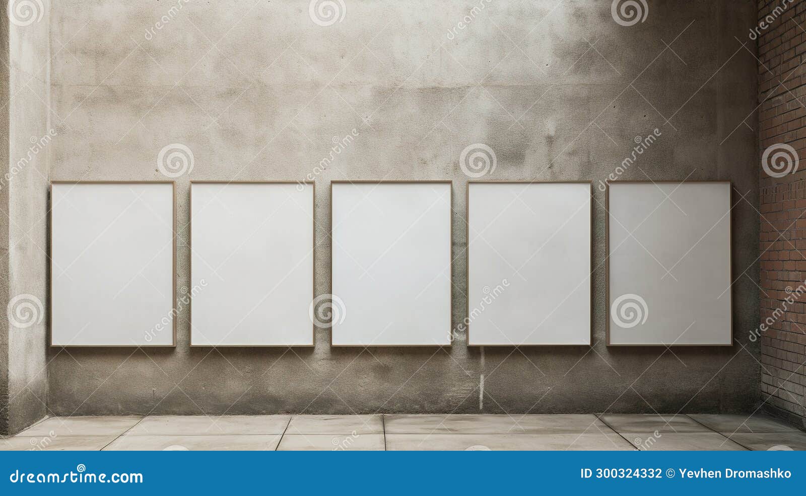 Generative AI, Set of Five Posters Mock Up, Blank Minimalistic ...