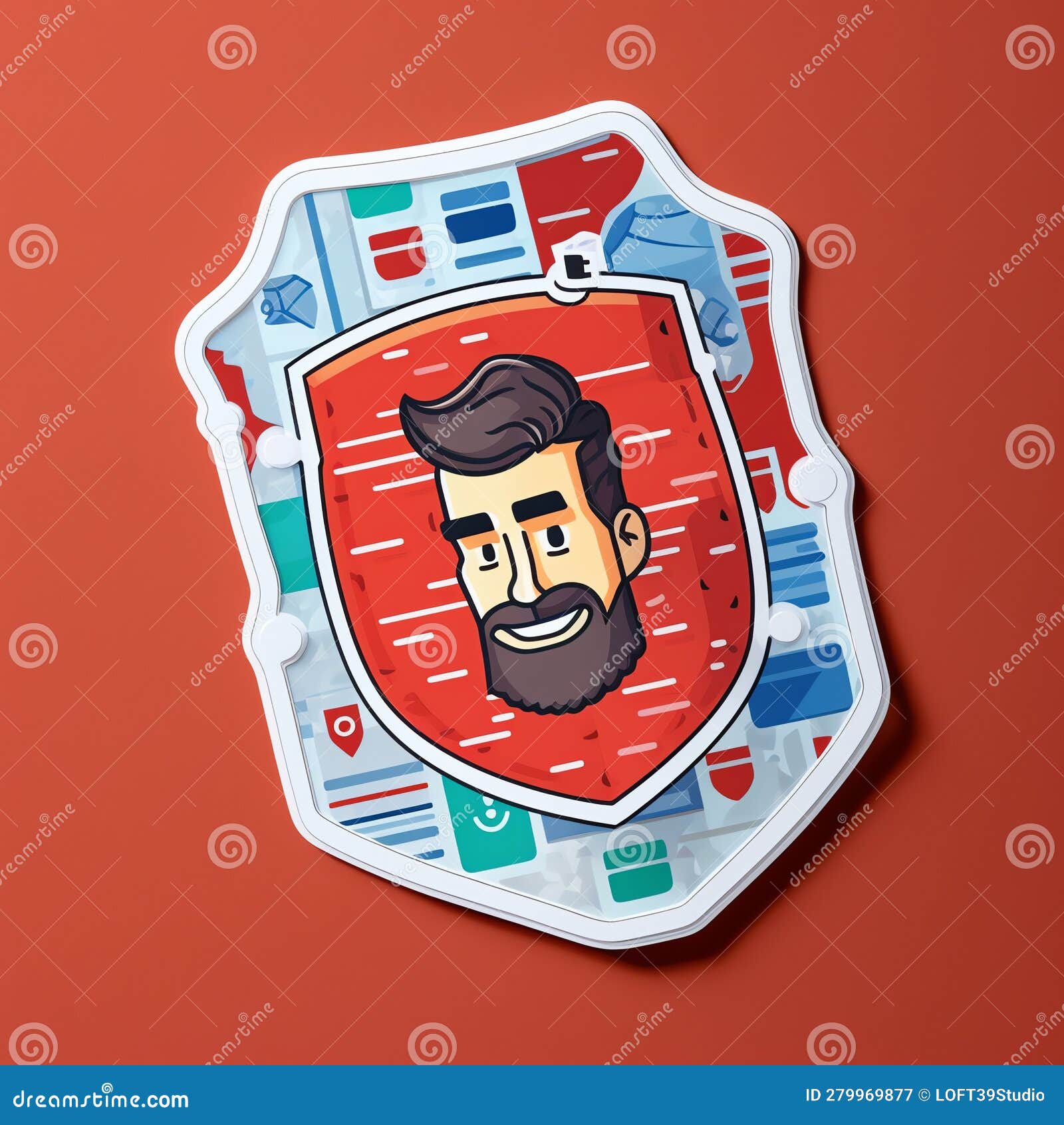 Set Of Stickers Hacker Attack, Phishing, Stealing Personal Data ...