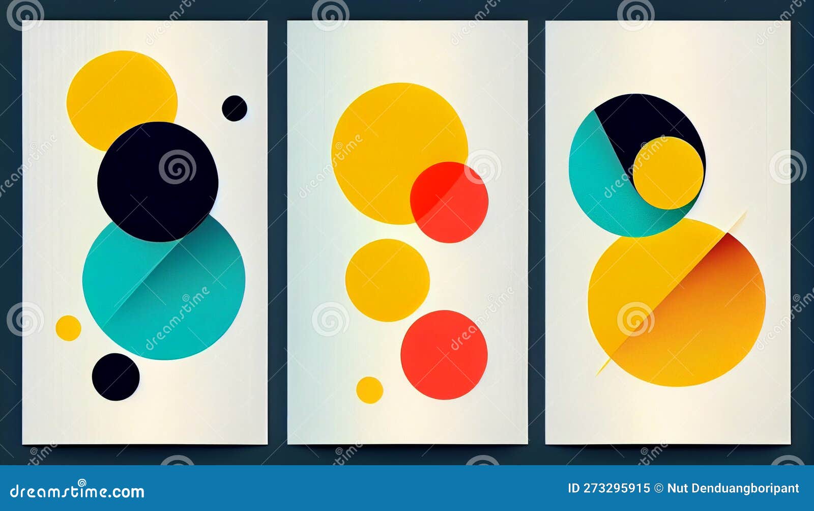 Generative AI, Simplicity in Color: a Bold and Eye-Catching Geometric ...