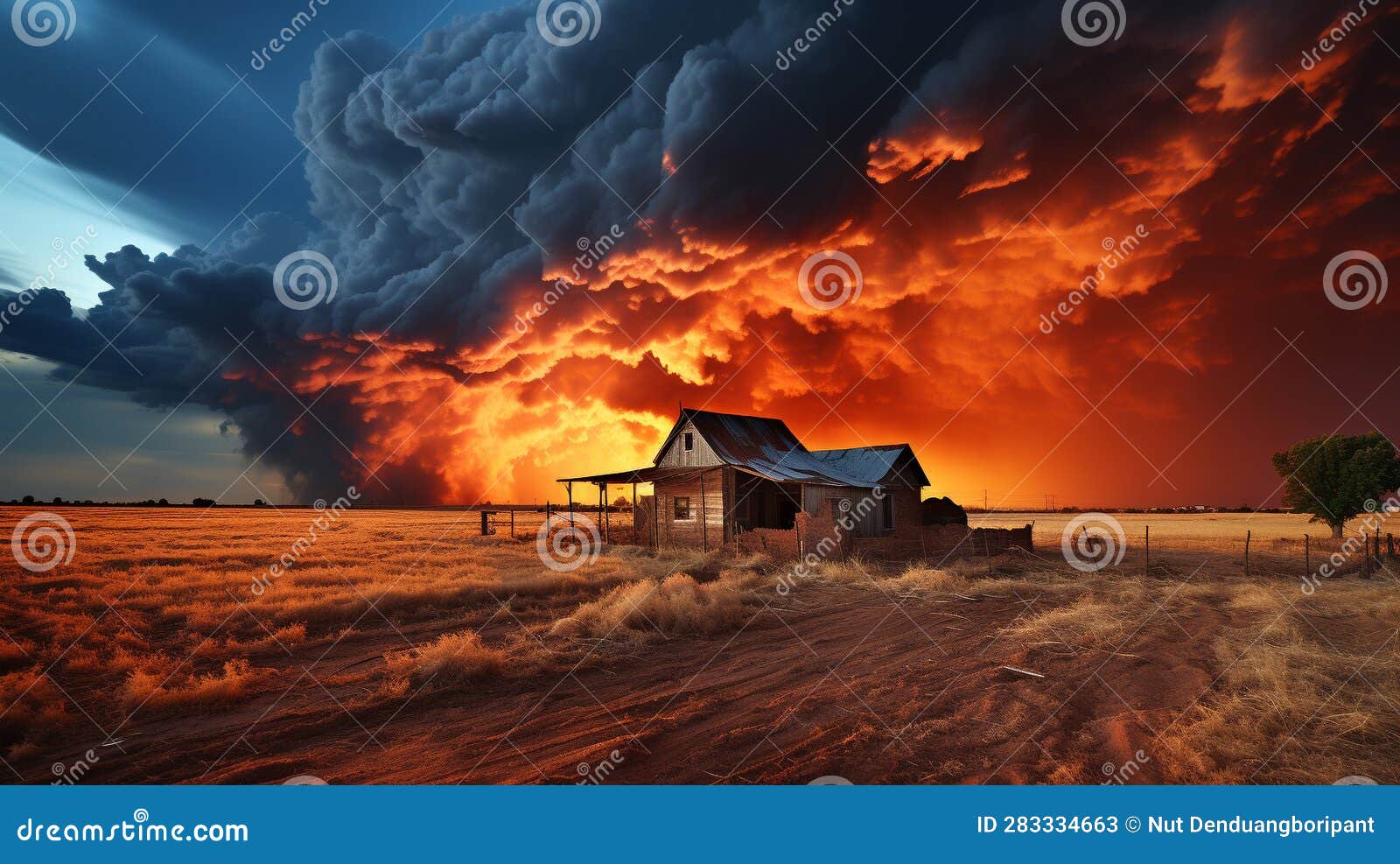 Generative AI, Storm Chaser S Voyage Stock Illustration - Illustration ...