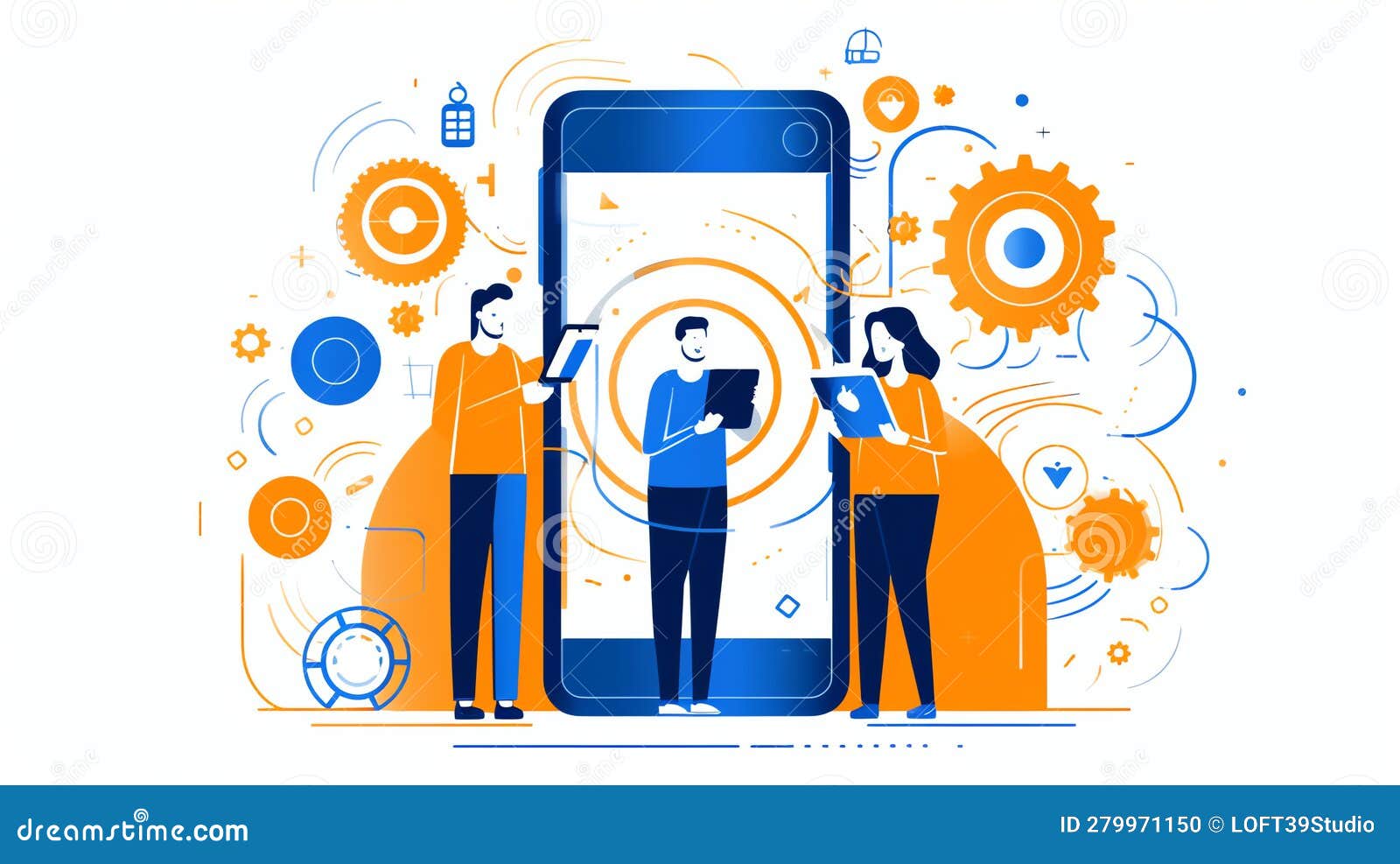 Generative AI Subscription Business Model As- Stock Illustration ...