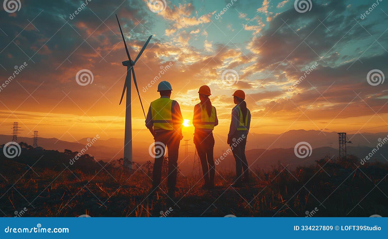 Team Of Engineers Monitoring Futuristic Robotic Manufacturing Facility ...