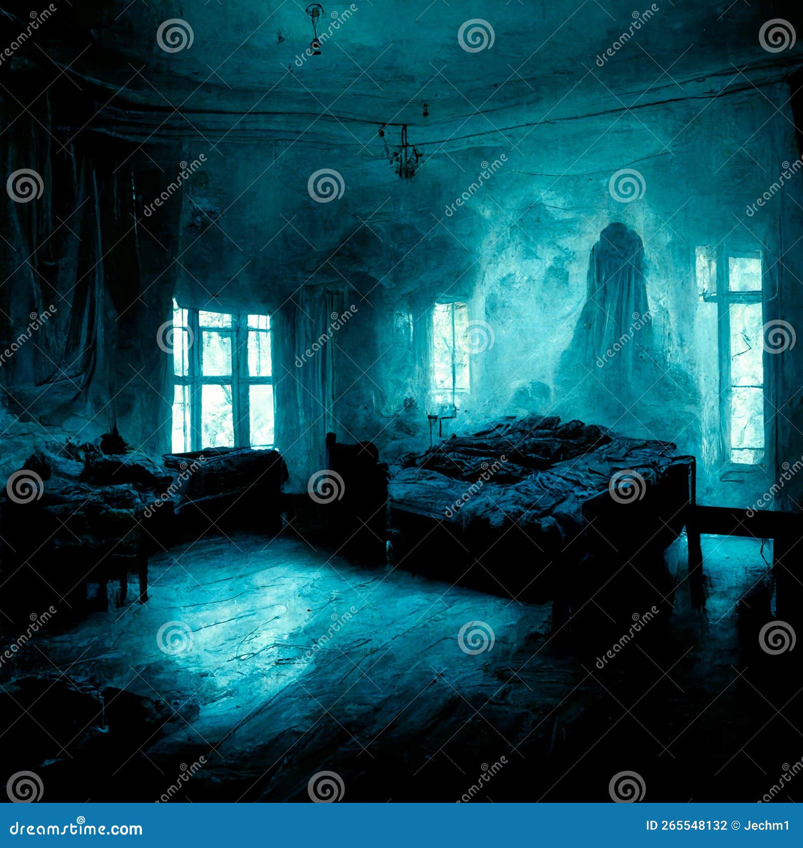 GENERATIVE AI, GENERATIVE, AI, Terrifying Ghost Inside an Abandoned ...