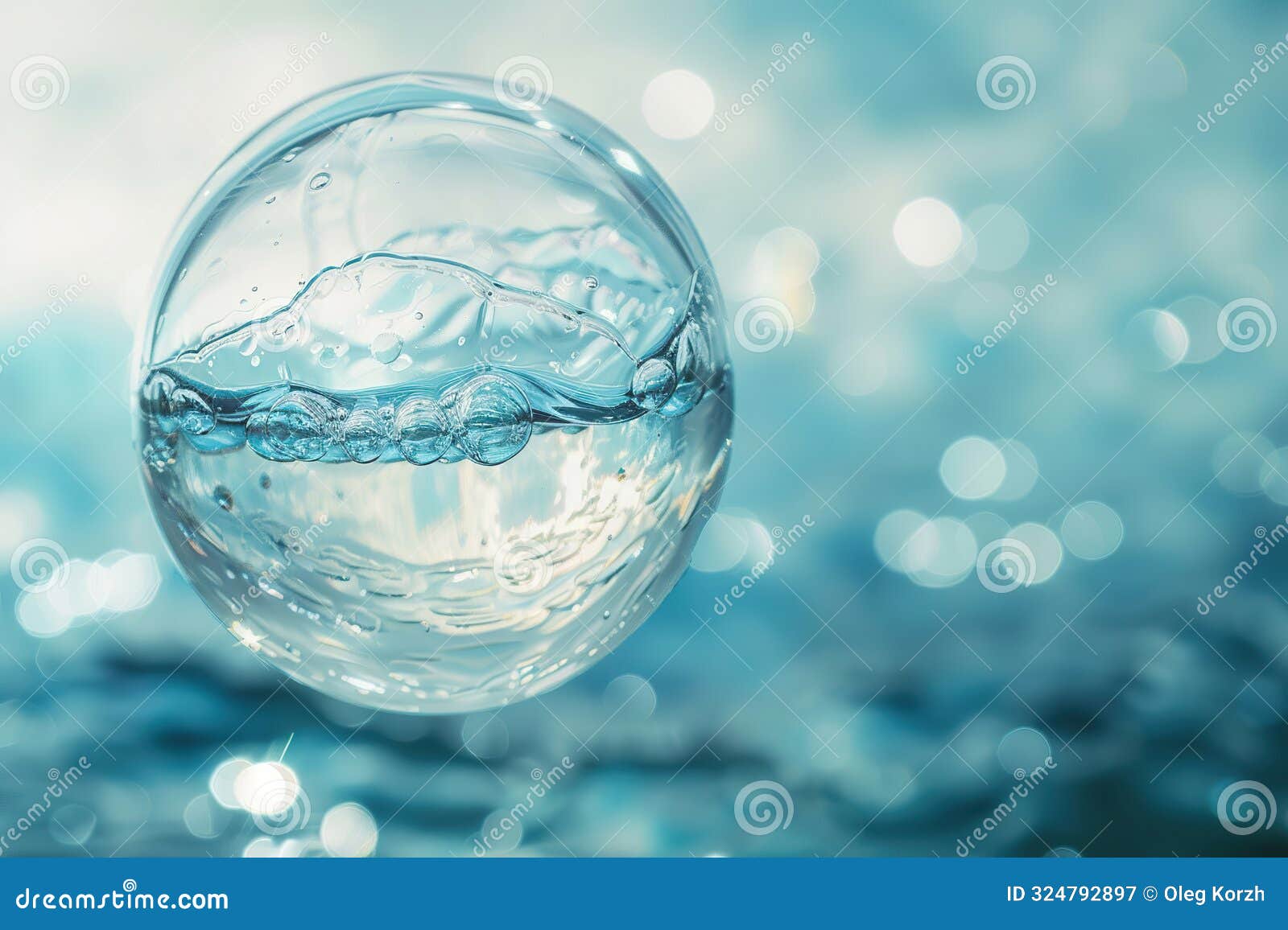 Generative Ai on Theme of Beautiful Texture Clean Water for Design ...