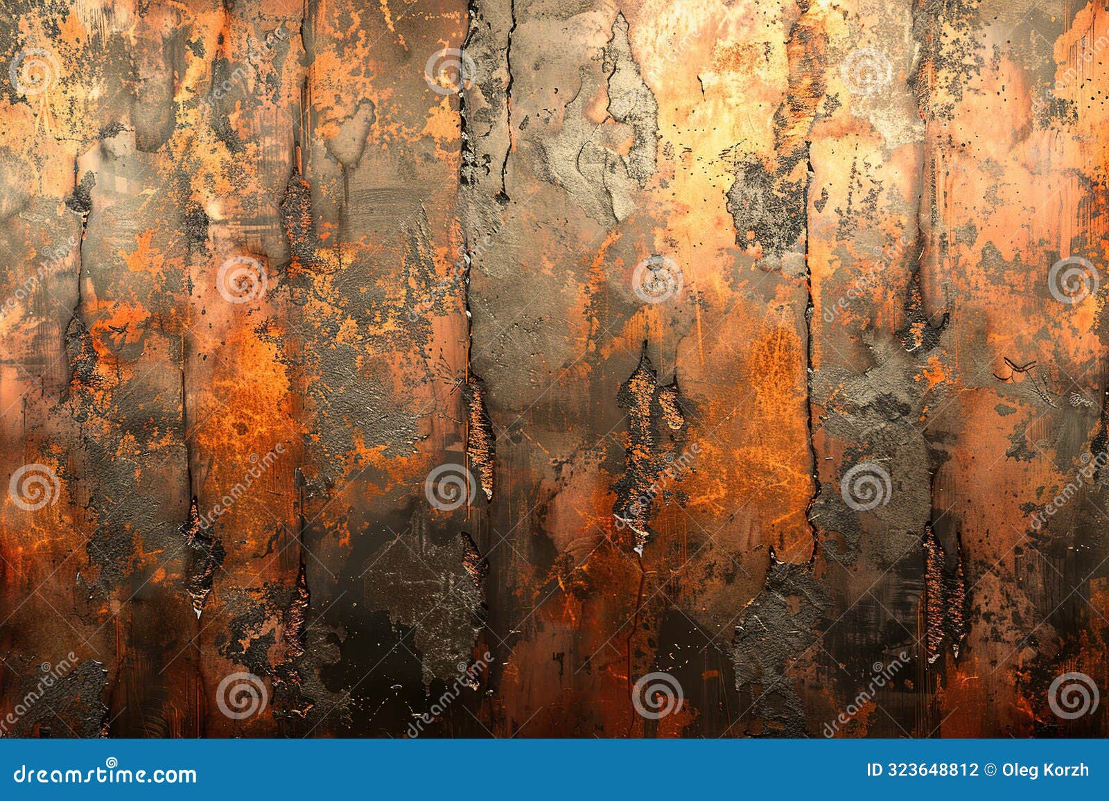 Generative Ai on Theme of Beautiful Texture Dirty Old Rust, Design ...