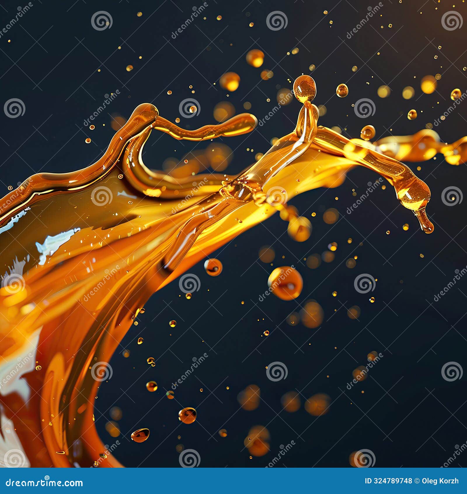 Generative Ai on Theme of Beautiful Texture Surface Motor Oil, Design ...