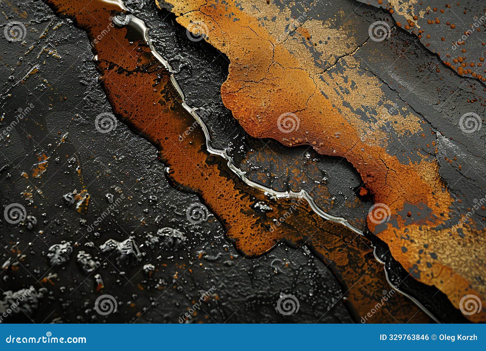 Generative Ai on Theme of Beautiful Texture Surface Motor Oil, Design ...