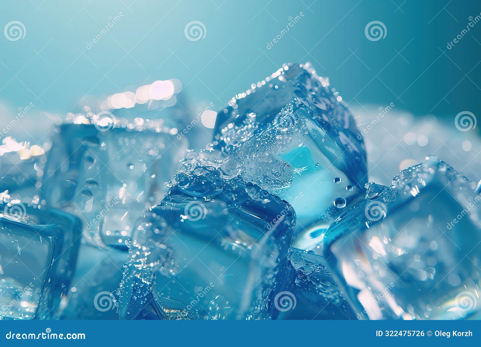 Generative Ai on Theme of Beautiful Texture Transparent Ice for Design ...