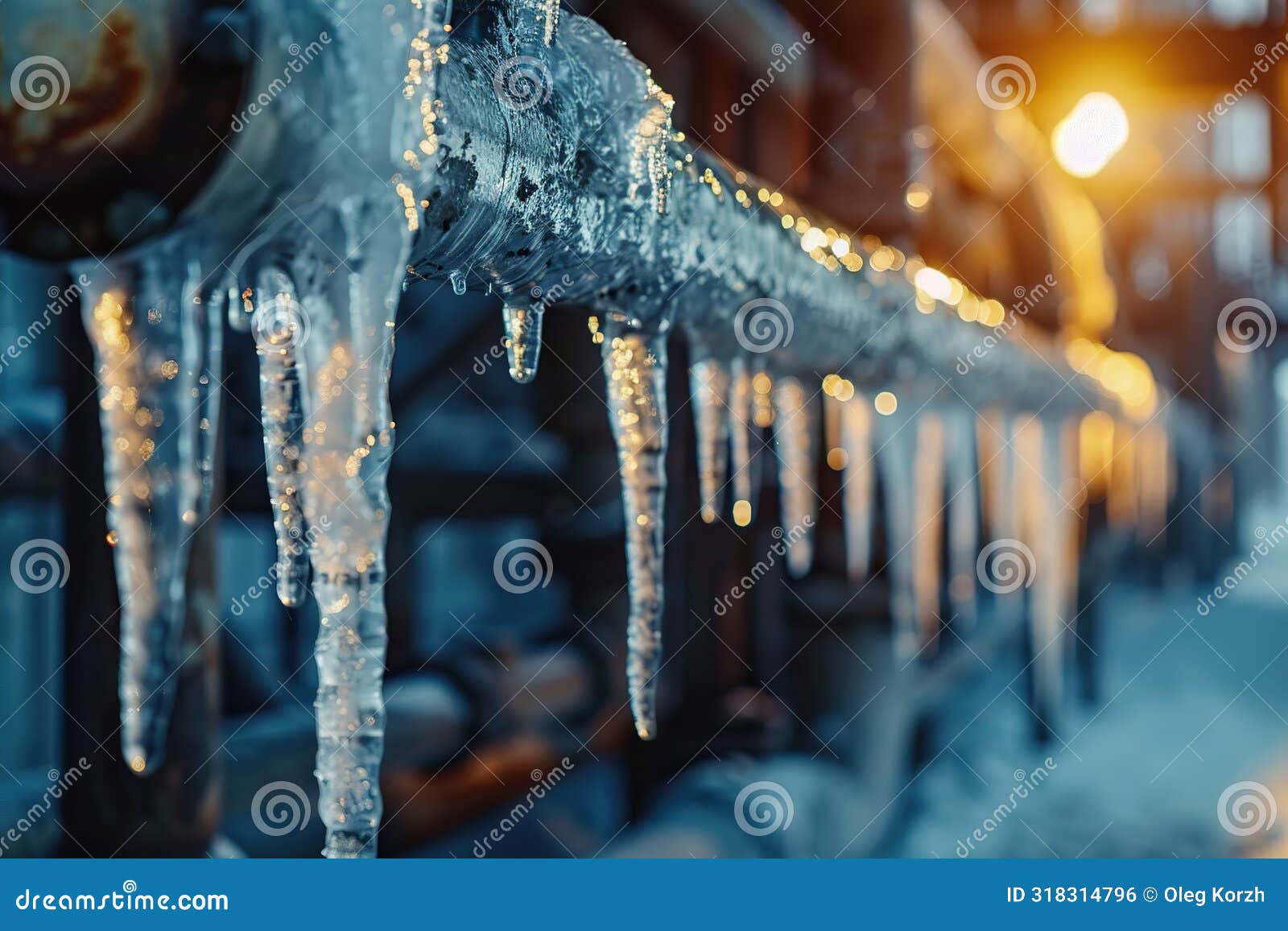 Generative Ai on Theme of Beautiful Transparent Icicles for Design ...