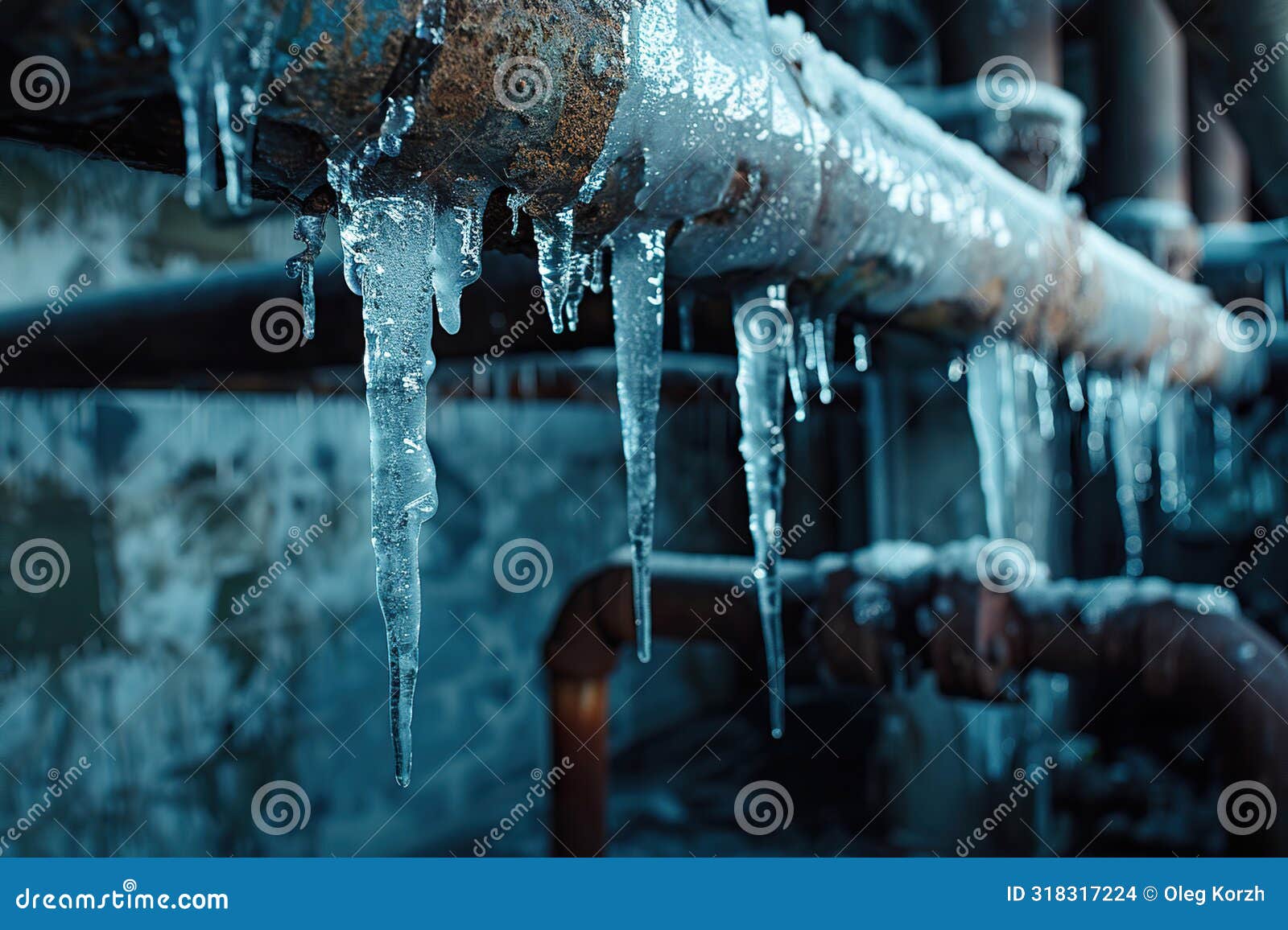 Generative Ai on Theme of Beautiful Transparent Icicles for Design ...