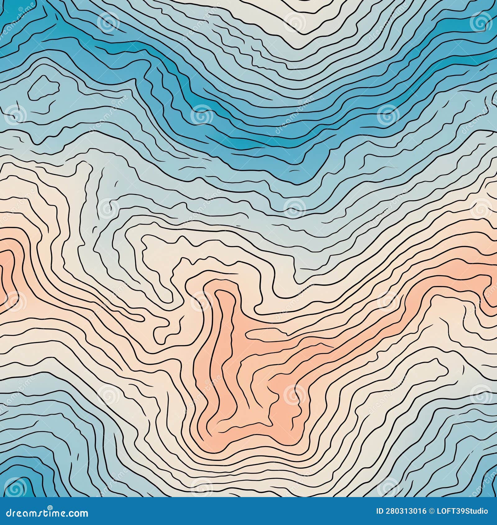 Generative AI.Topographic World Map Highlighting Terrain Features And ...