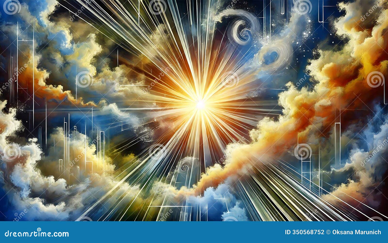 Generative AI Visualizing Hope As Radiant Light in Abstract Design ...