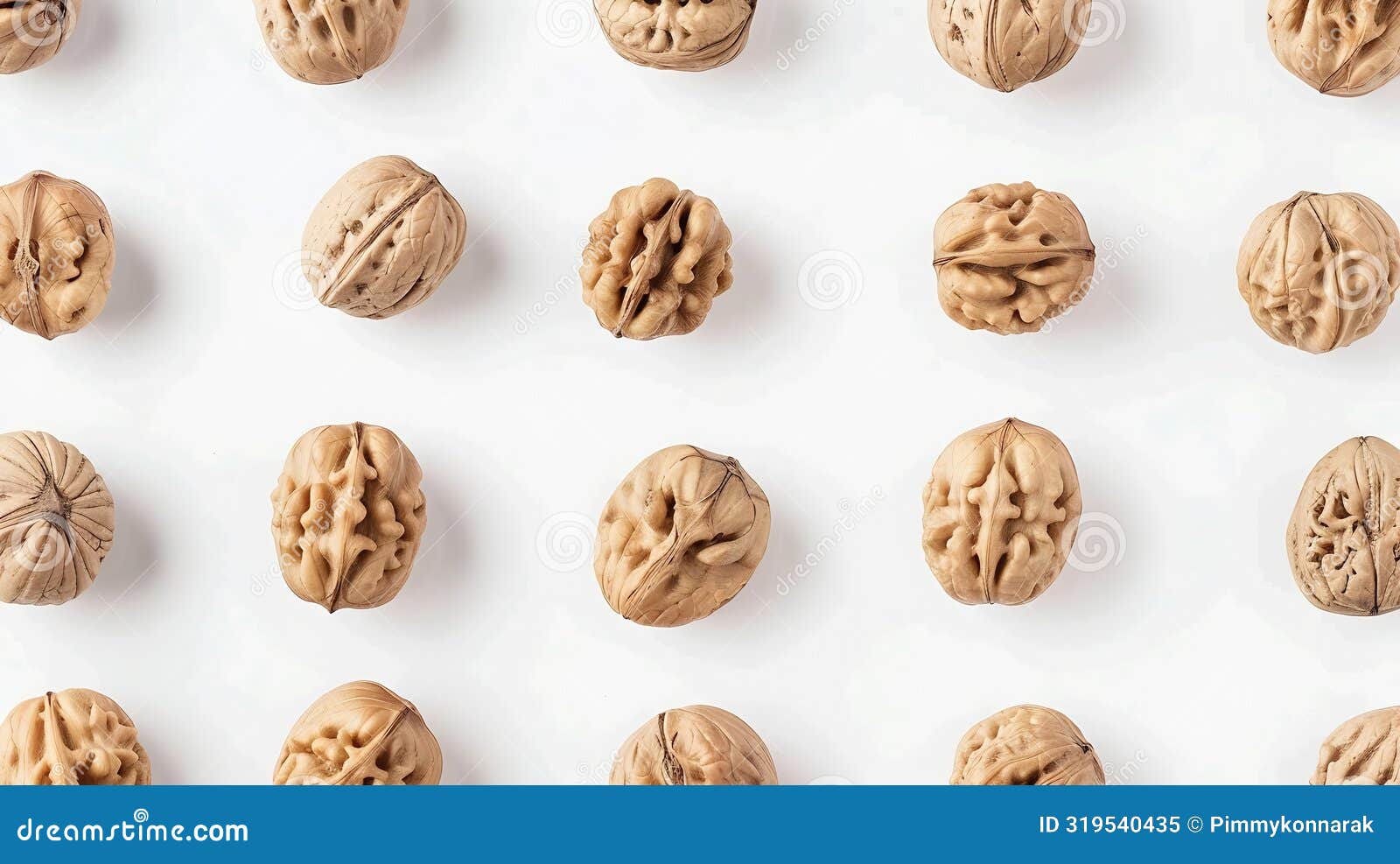 Generative AI Walnuts Isolated Walnut Kernel Nut on White Background ...