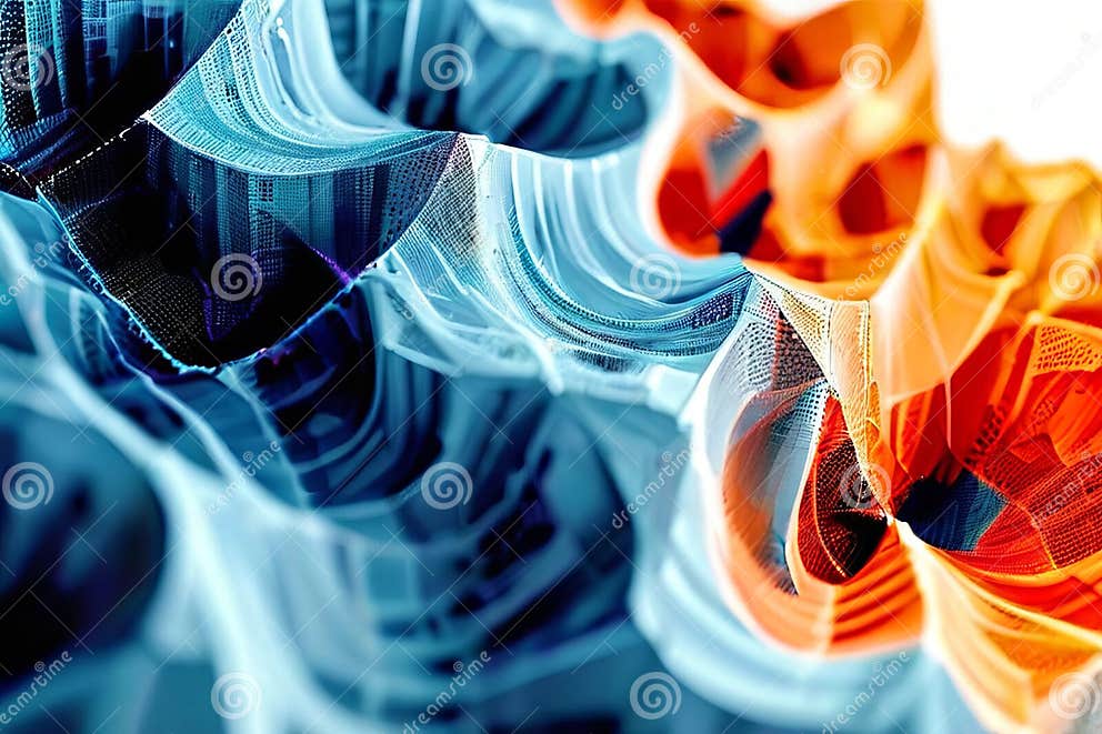 Generative Art Algorithms Use Algorithms To Generate Abstract Pa Stock Photo - Image of patterns ...