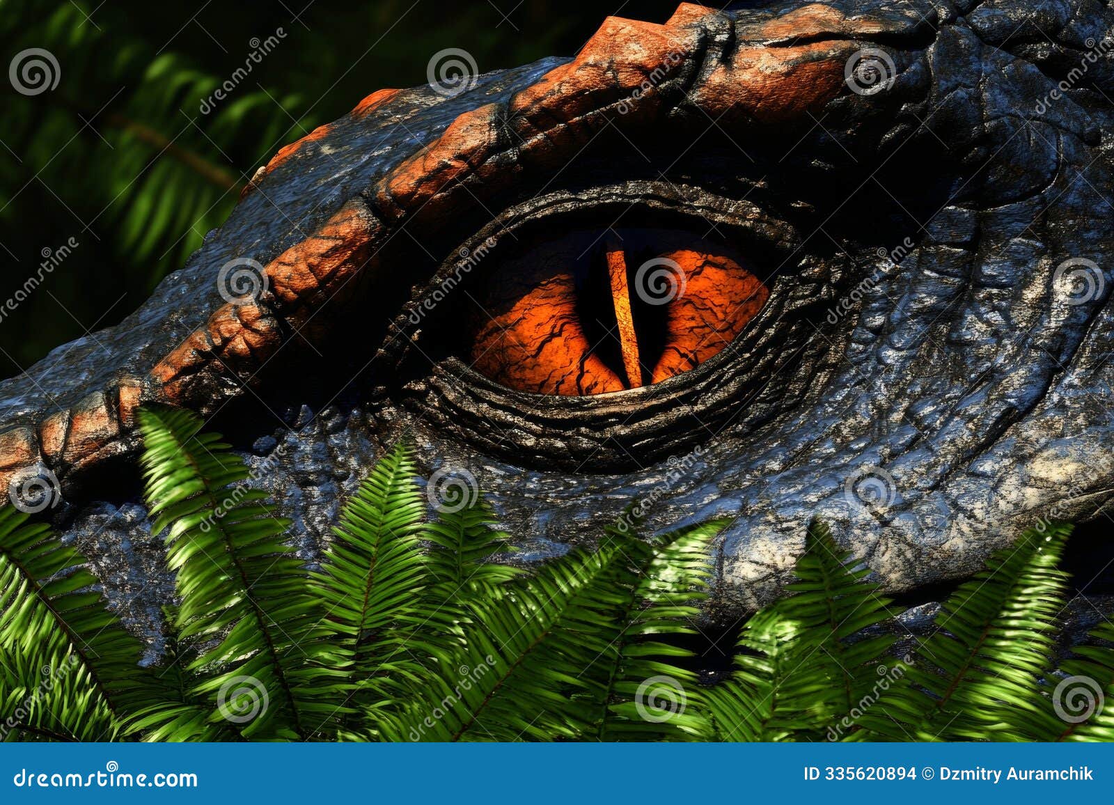 Generative Art of a Predator Dinosaur S Eye Stock Photo - Image of ...